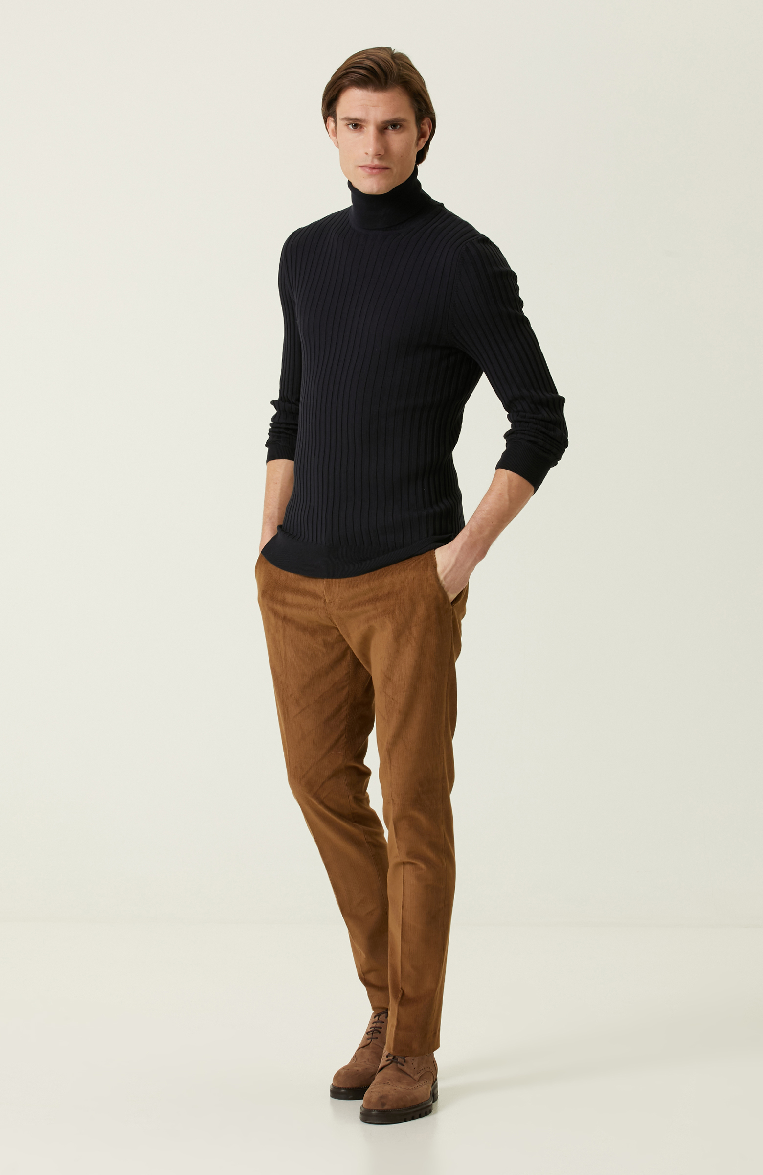 Jogger Fit Camel Pantolon Jogger Fit Camel Pantolon