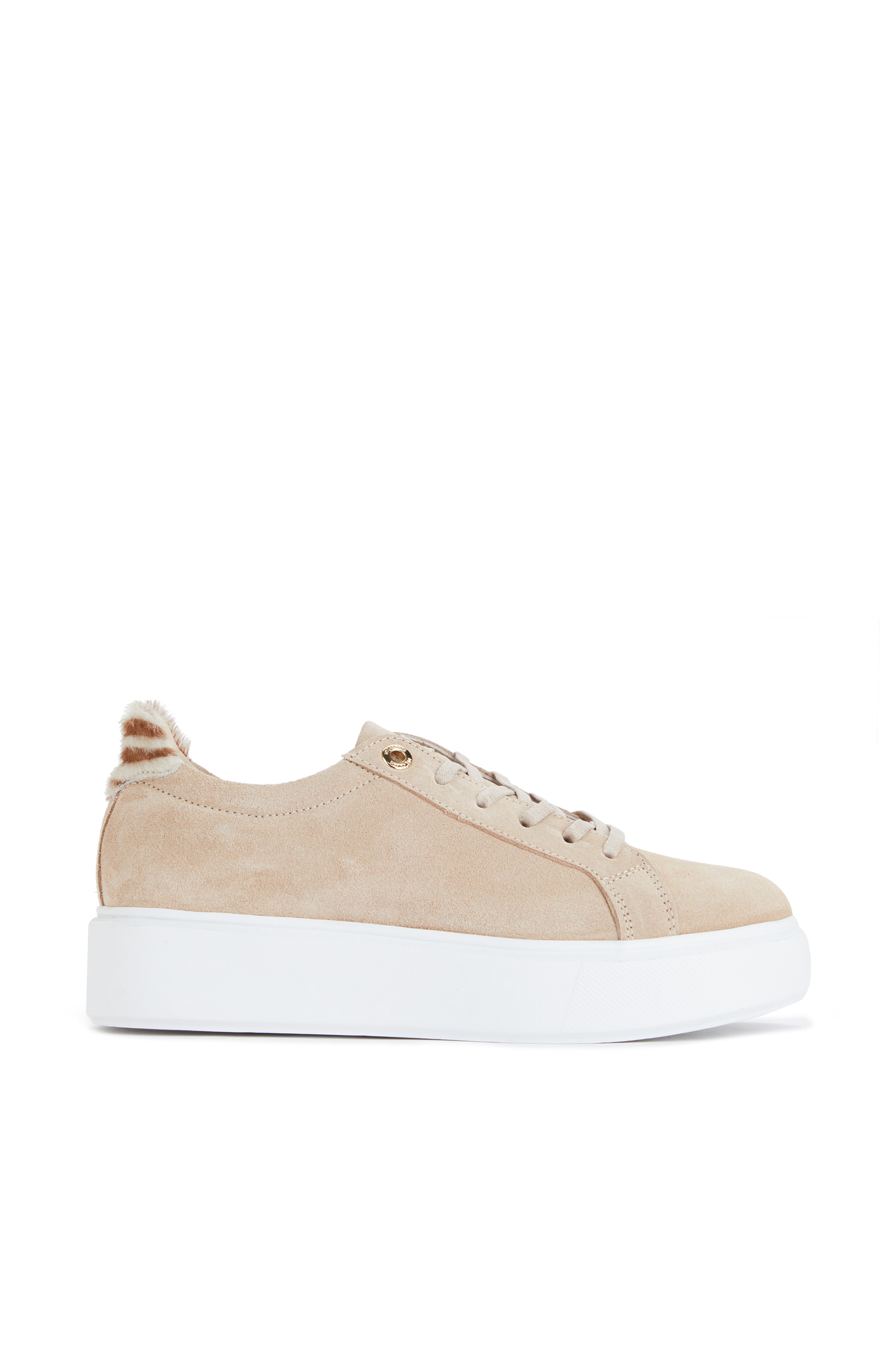 Krem Desen Detaylı Kadın Sneaker Krem Desen Detaylı Kadın Sneaker