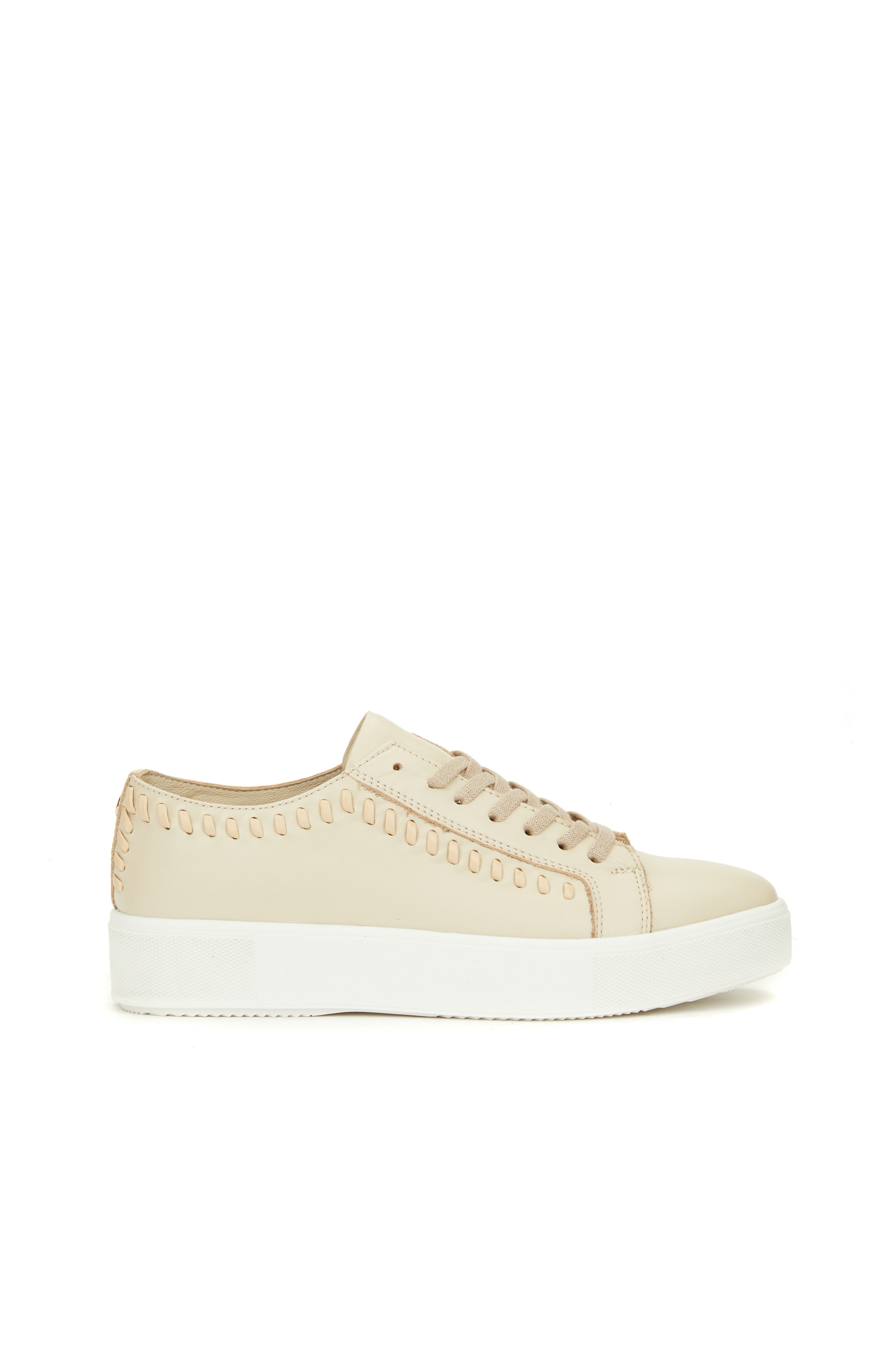 Kırık Beyaz Kadın Deri Ayakkabı Kırık Beyaz Kadın Deri Ayakkabı