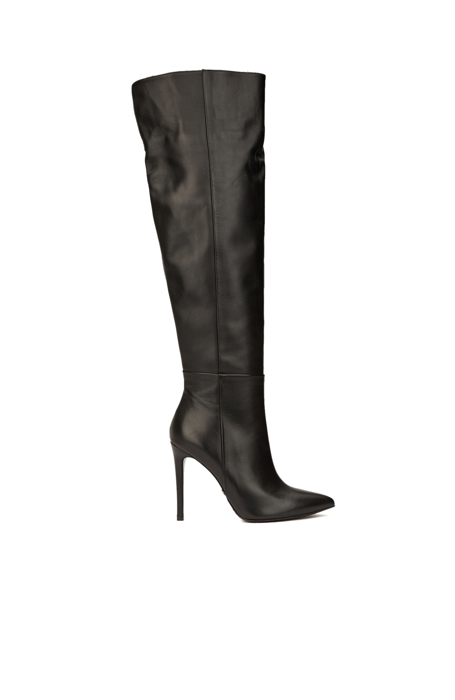 Siyah Kadın Deri Çizme