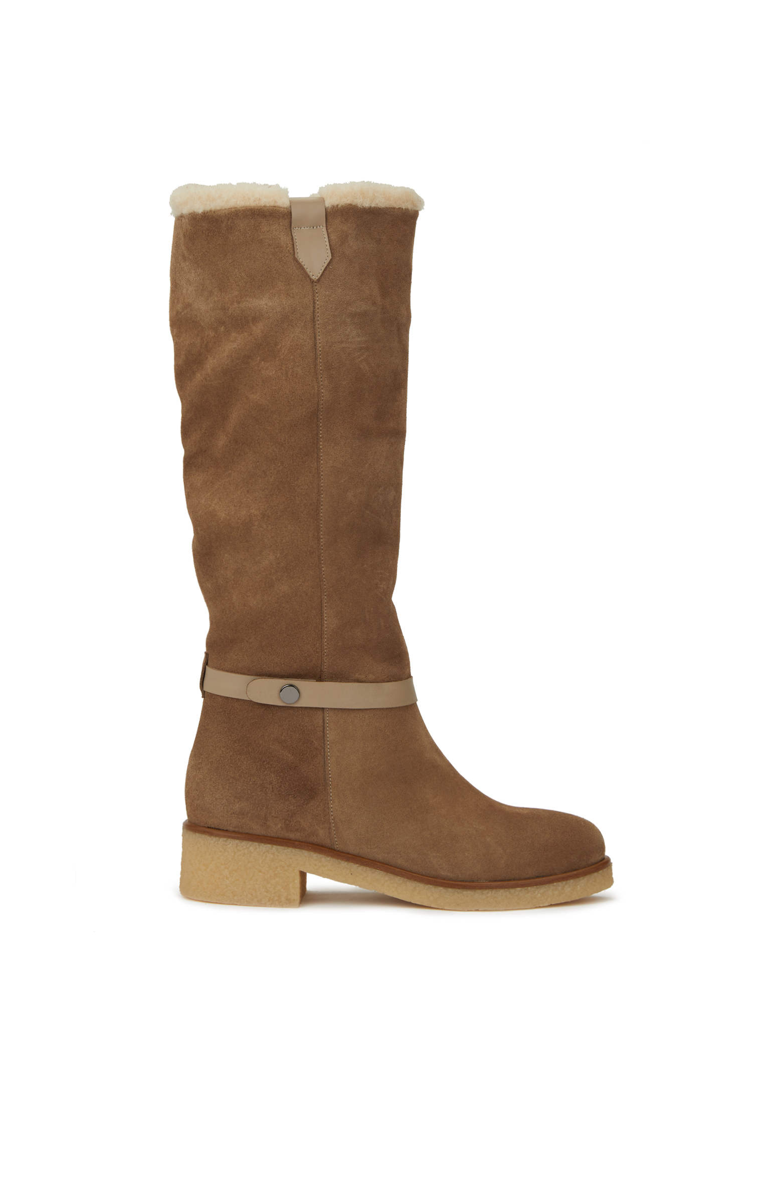 Vizon Kadın Süet Çizme