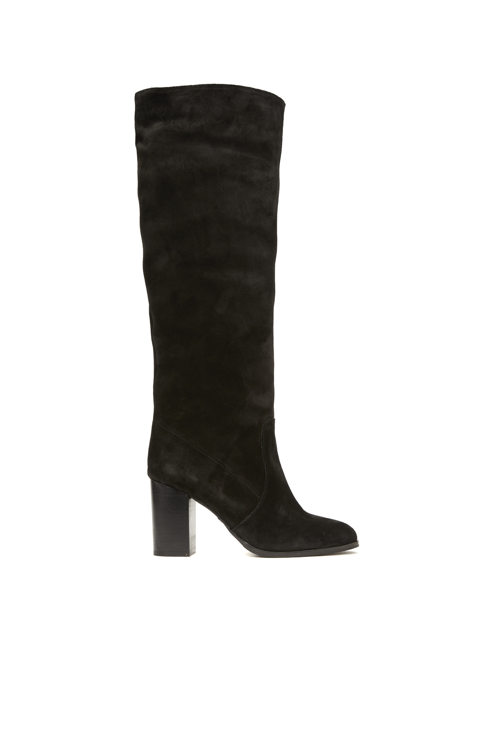 Siyah Kadın Süet Çizme