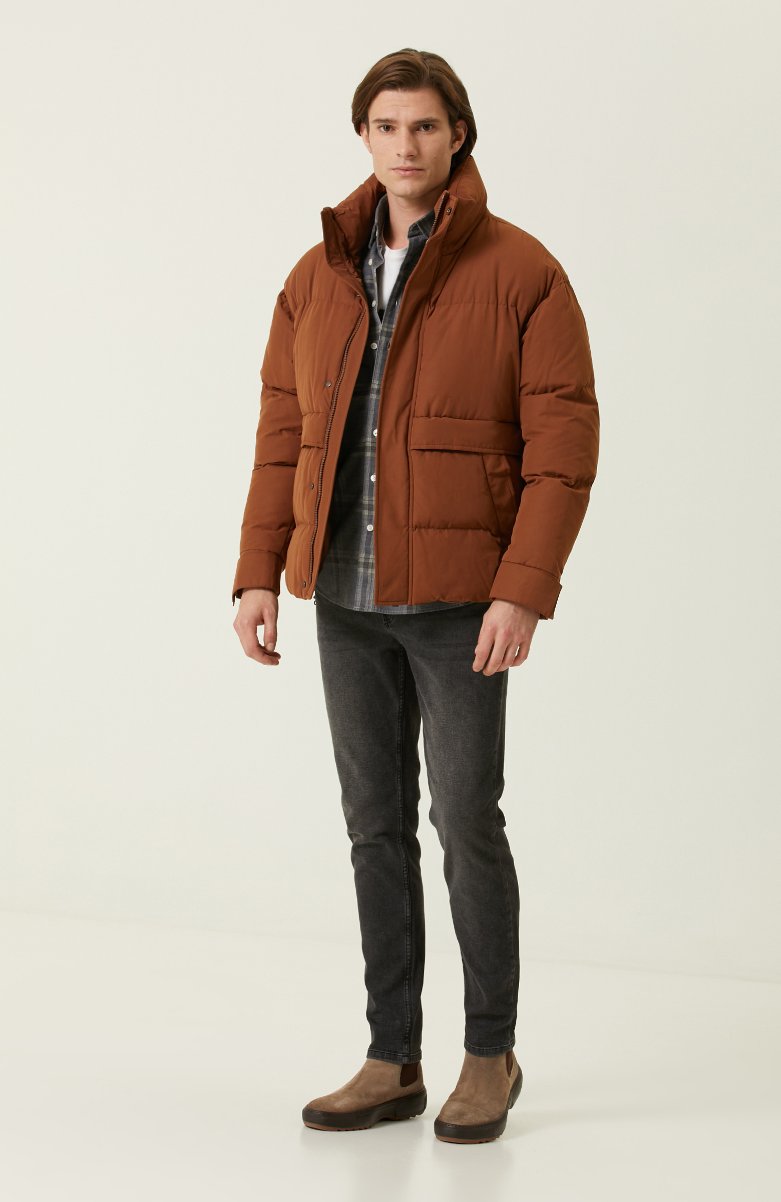 Slim Fit Antrasit Denim Pantolon Slim Fit Antrasit Denim Pantolon