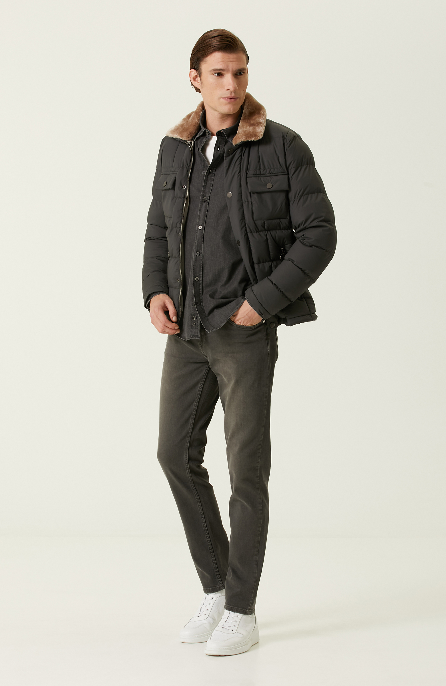 Slim Fit Vizon Denim Pantolon Slim Fit Vizon Denim Pantolon