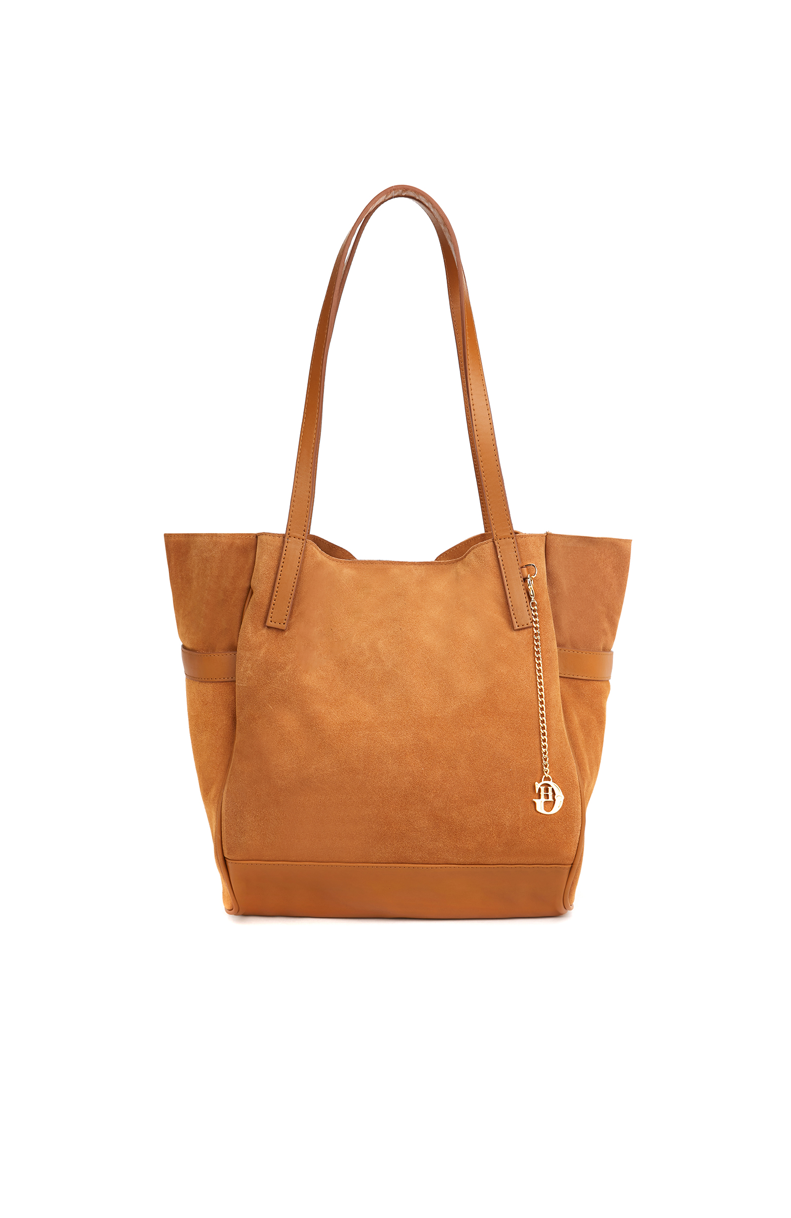 Kahverengi Kadın Süet Omuz Çantası