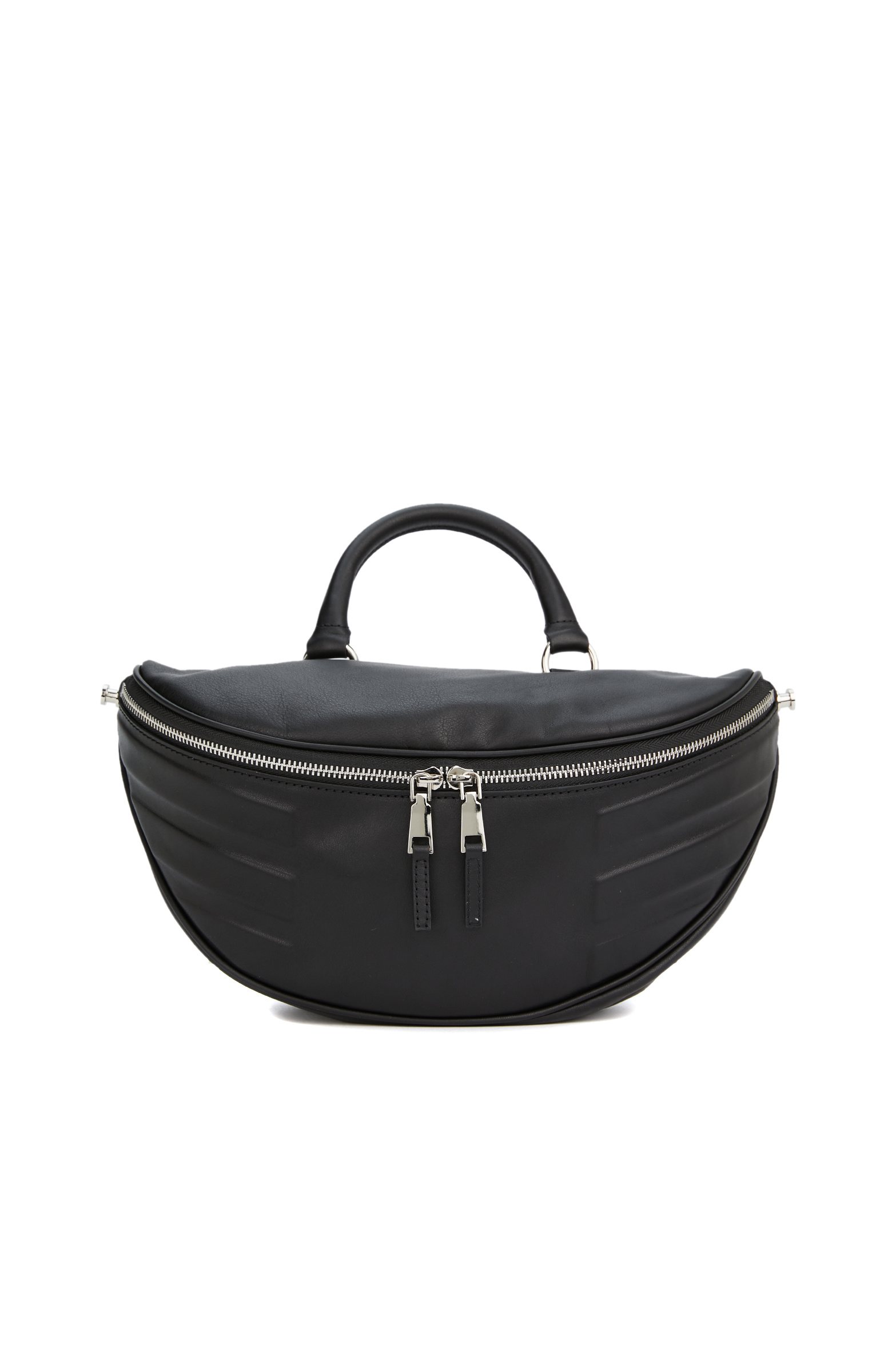 Siyah Kadın Deri Bel Çantası