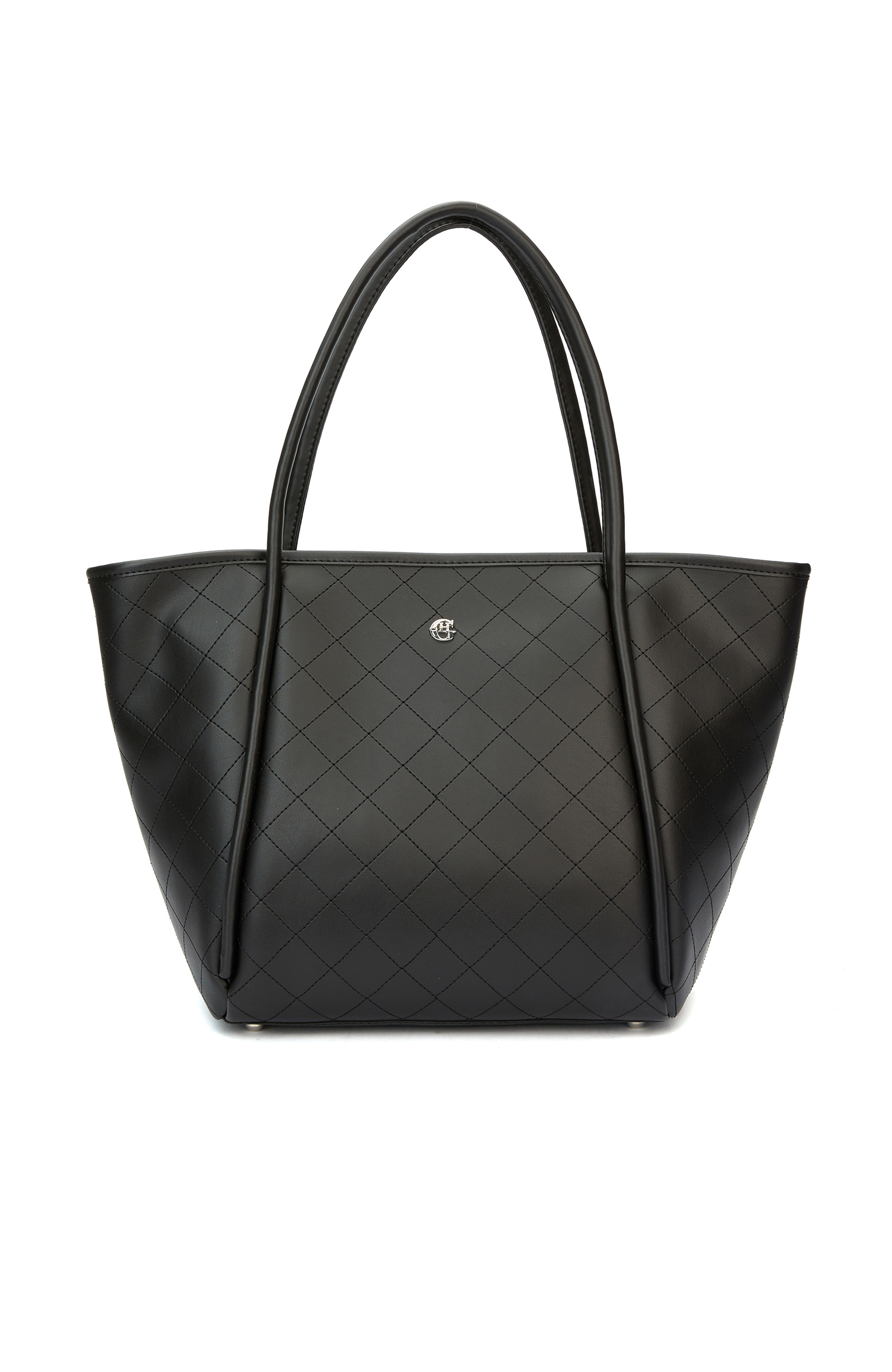 Siyah Logolu Kadın Omuz Çantası