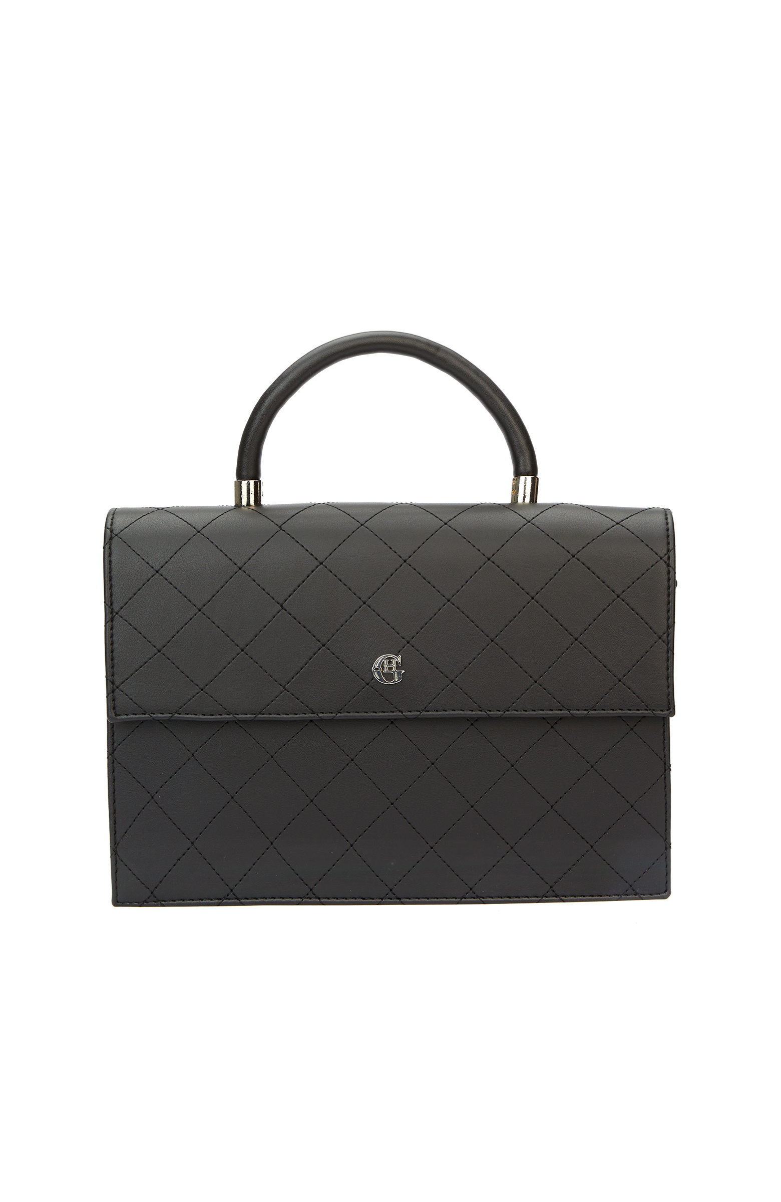 Siyah Logolu Kadın Çanta