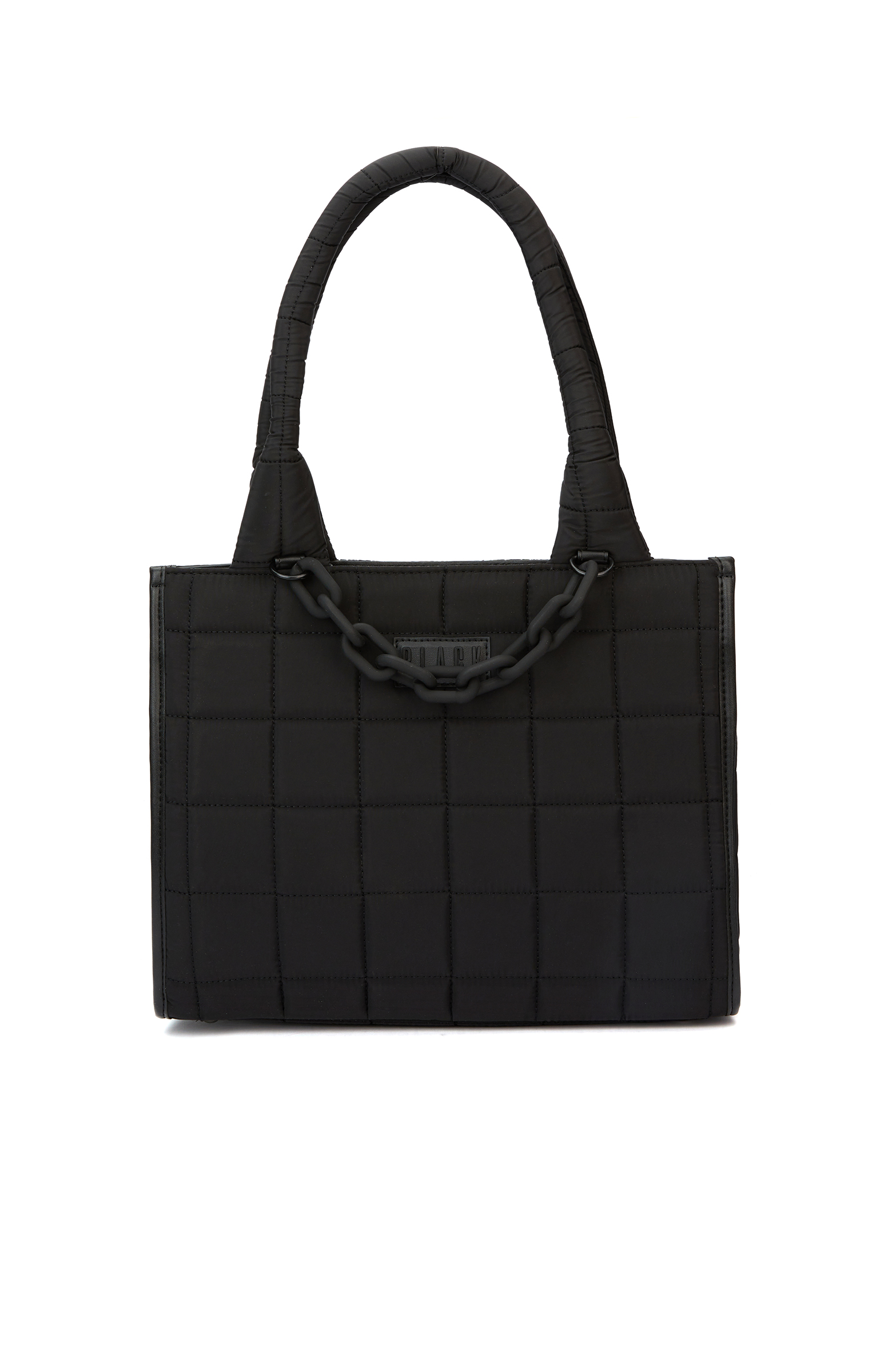 Siyah Kapitoneli Kadın El Çantası Siyah Kapitoneli Kadın El Çantası