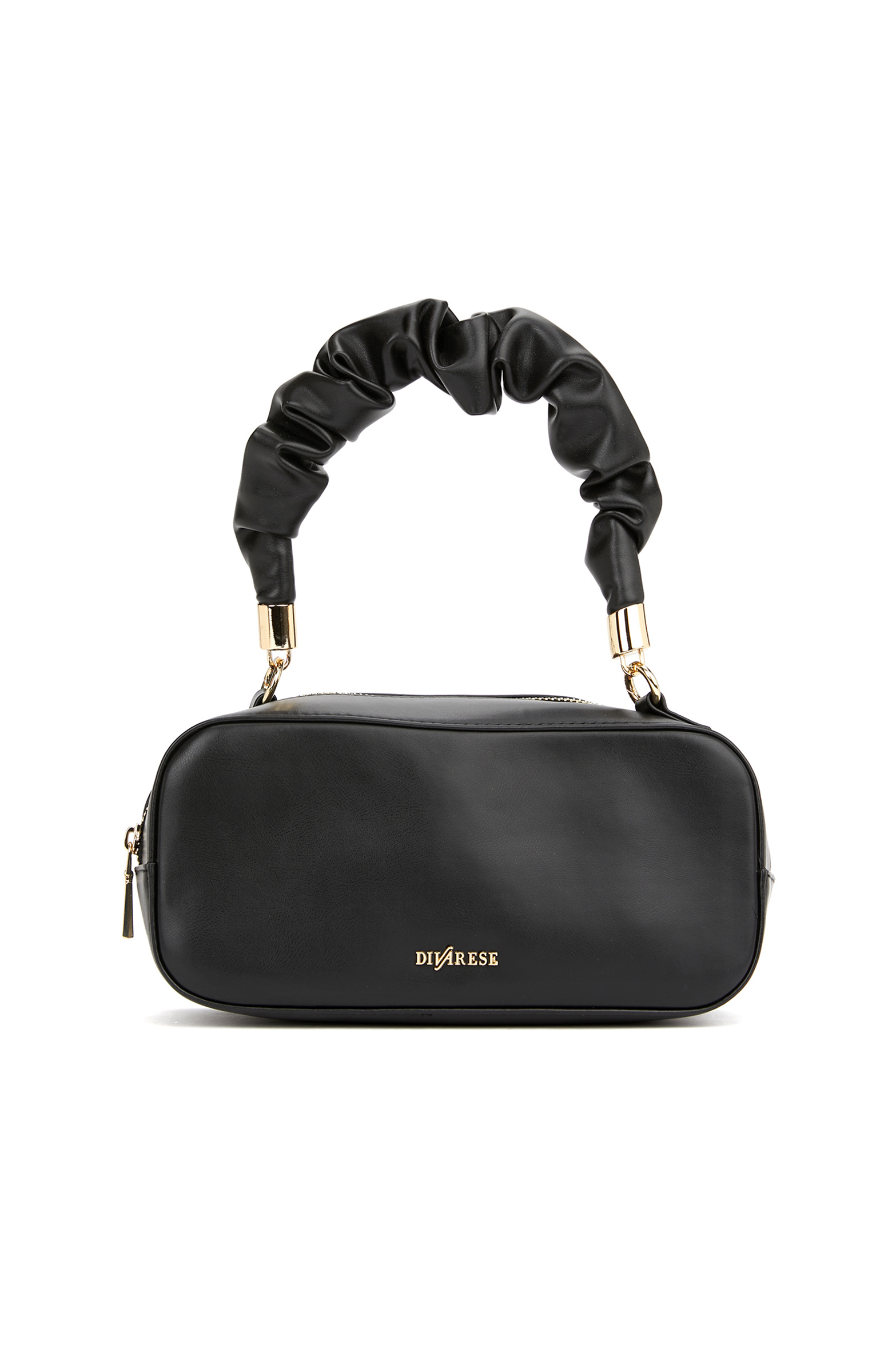 Siyah Logolu Kadın El Çantası