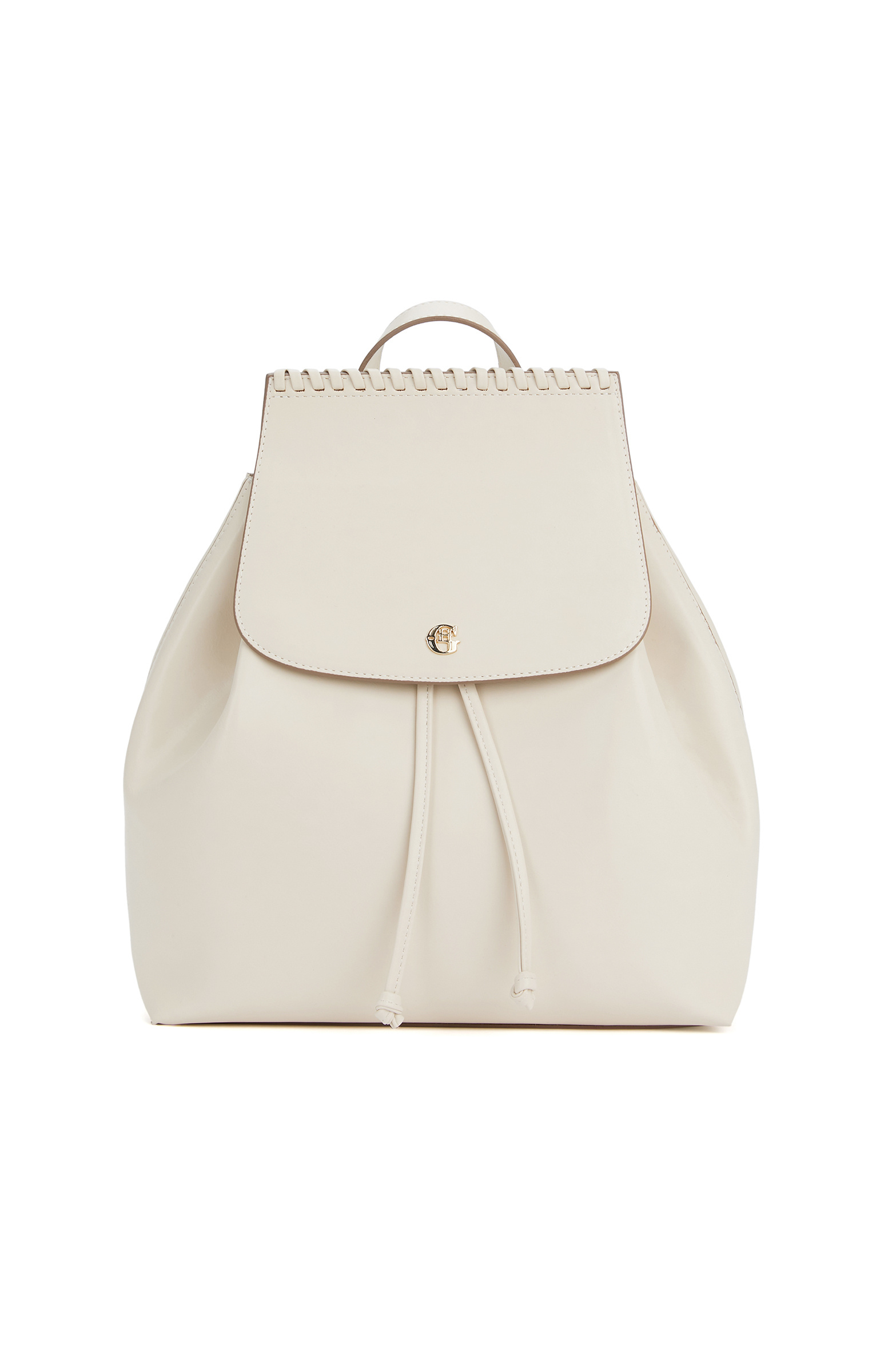 Bej Logolu Kadın Sırt Çantası