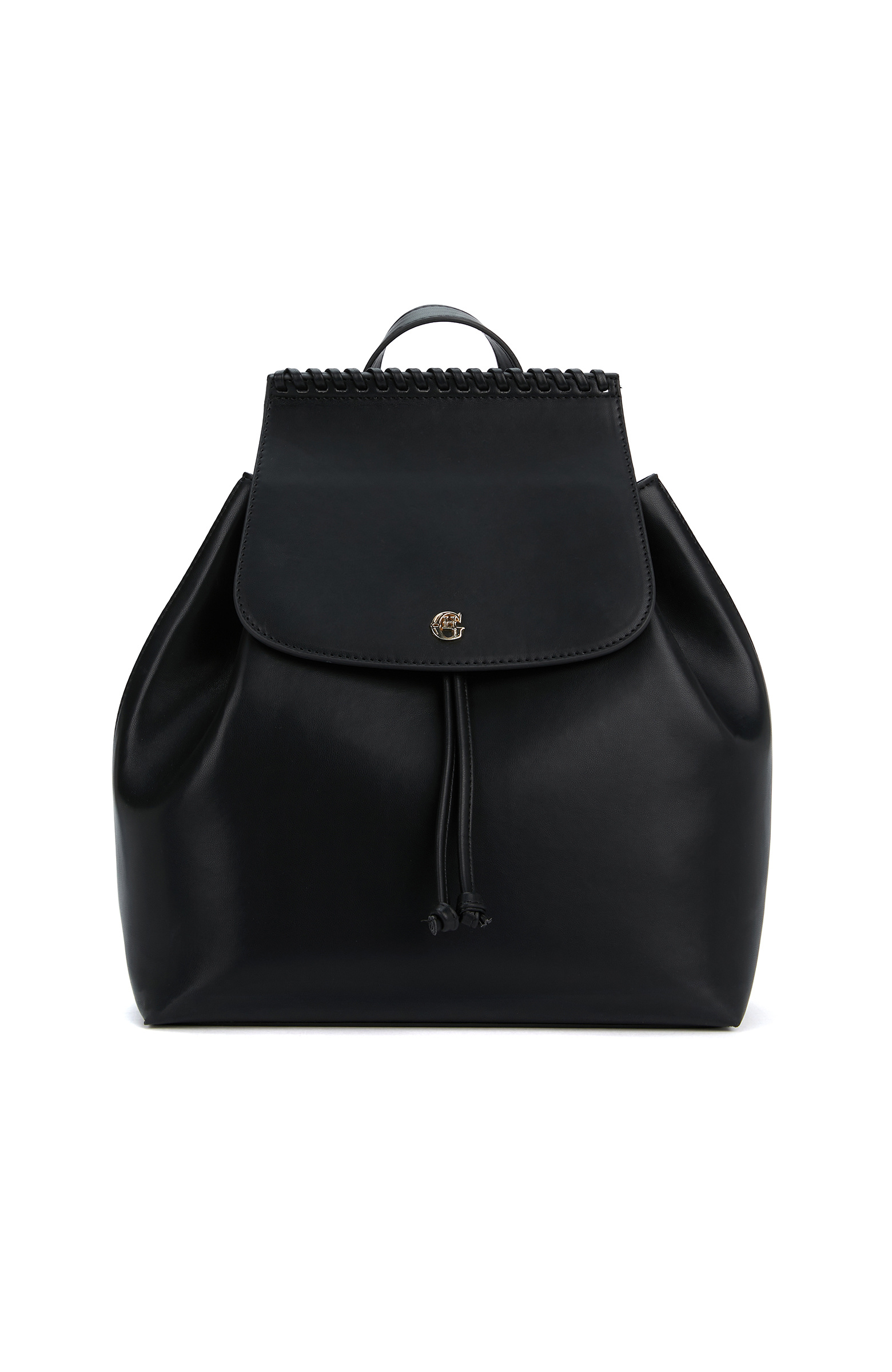 Siyah Logolu Kadın Sırt Çantası