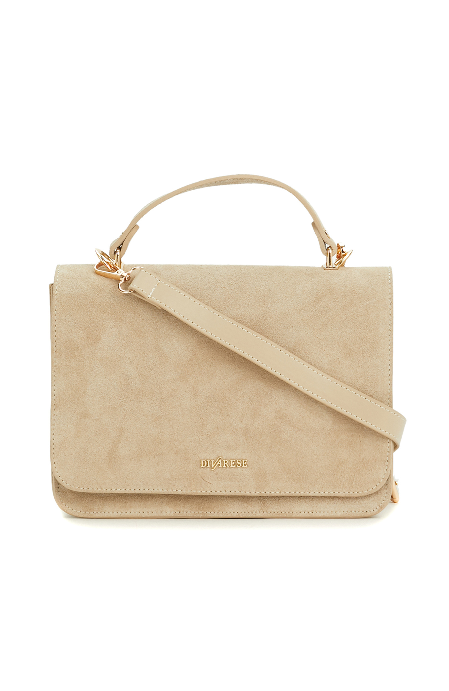 Bej Kadın Süet Çanta