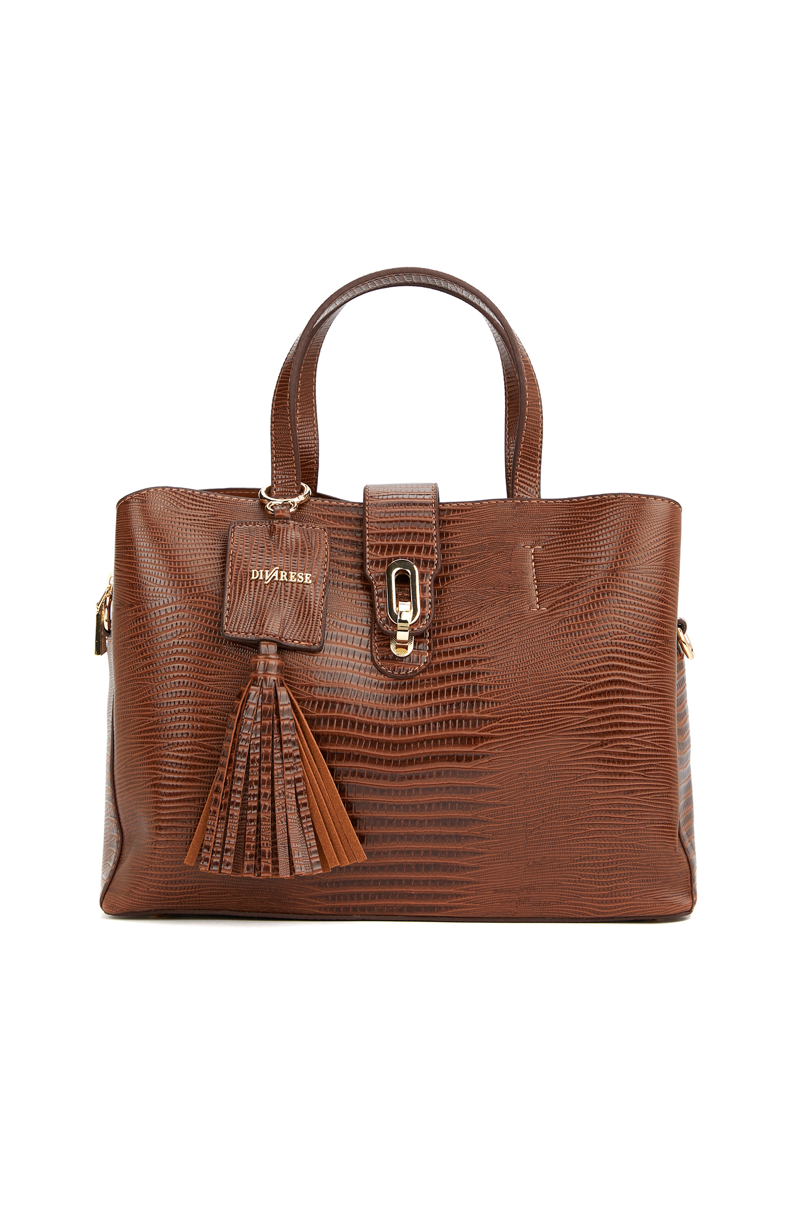 Taba Krokodil Dokulu Kadın Çanta