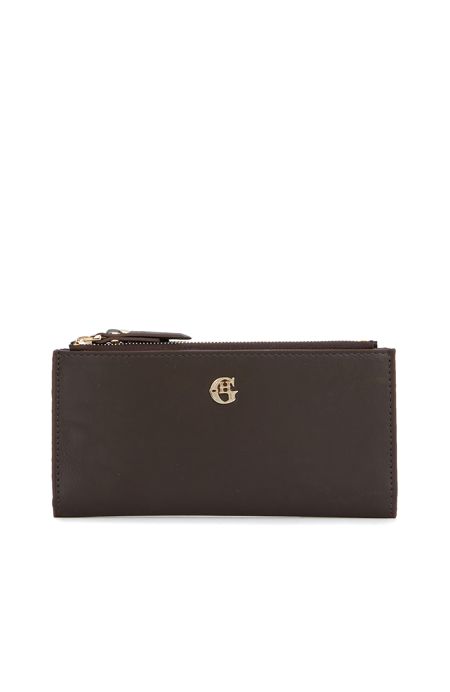 Kahverengi Logolu Kadın El Portföyü Kahverengi Logolu Kadın El Portföyü