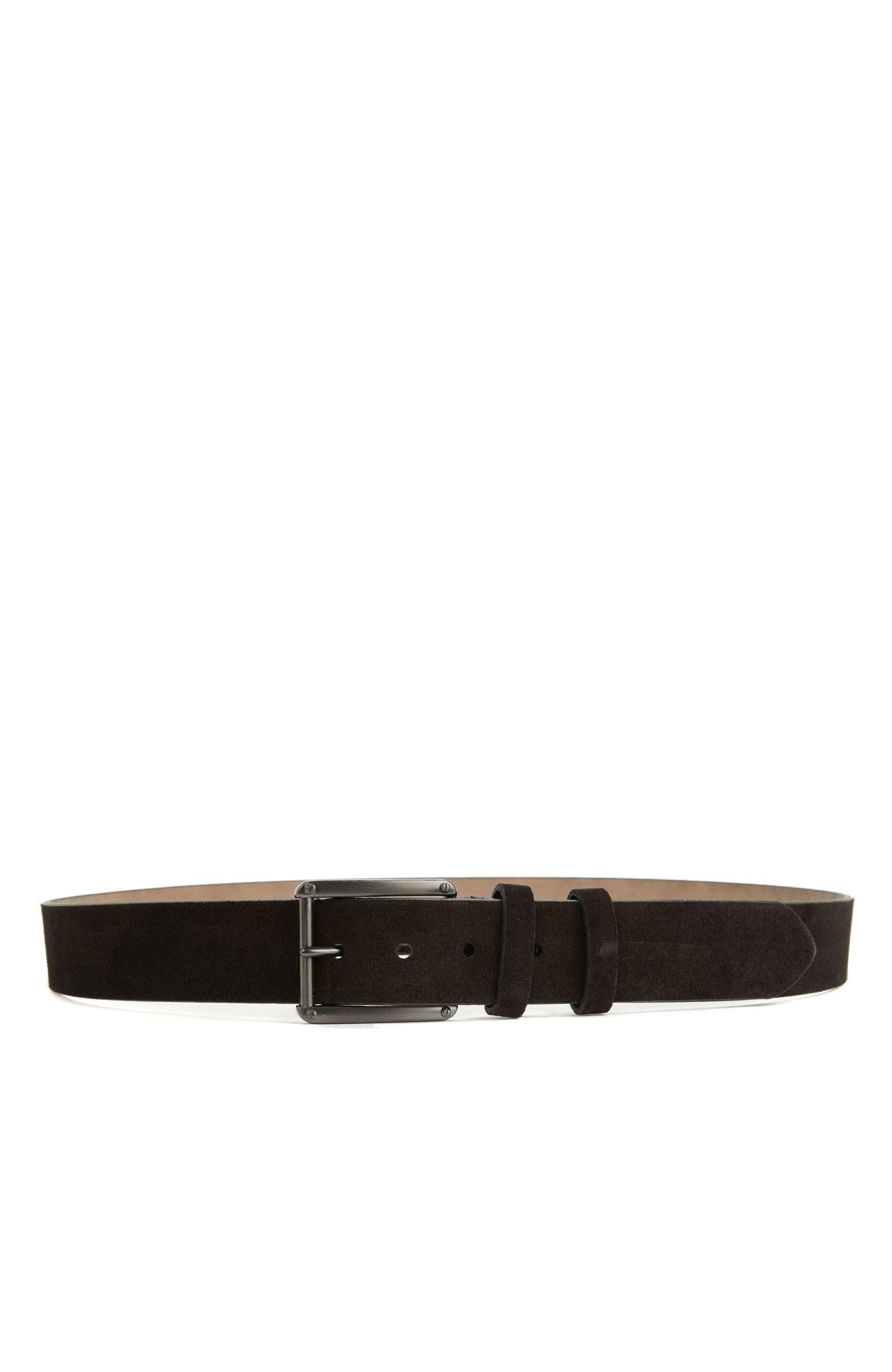 Siyah Erkek Süet Kemer