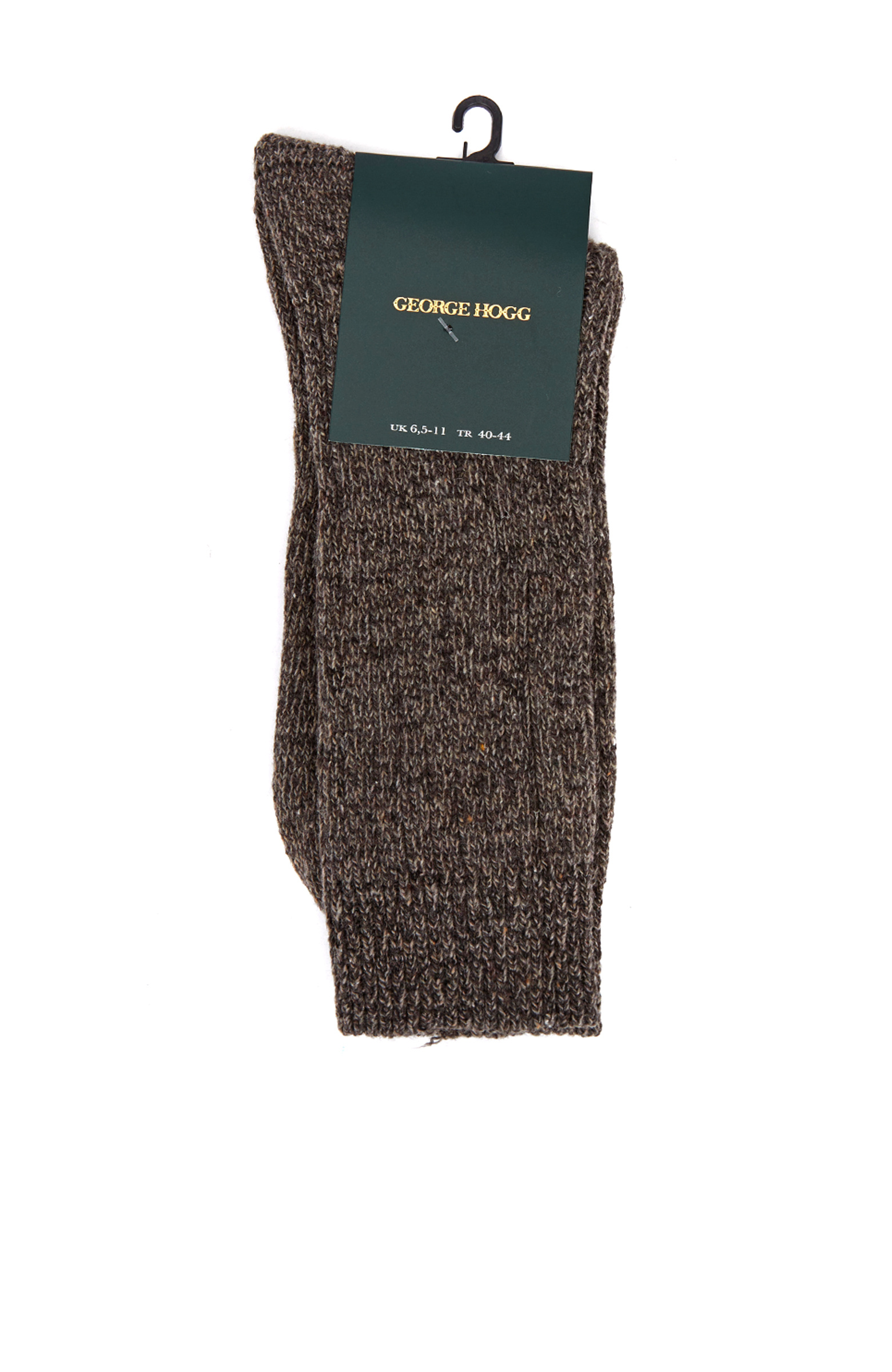 Kahverengi Dokulu Erkek Çorap