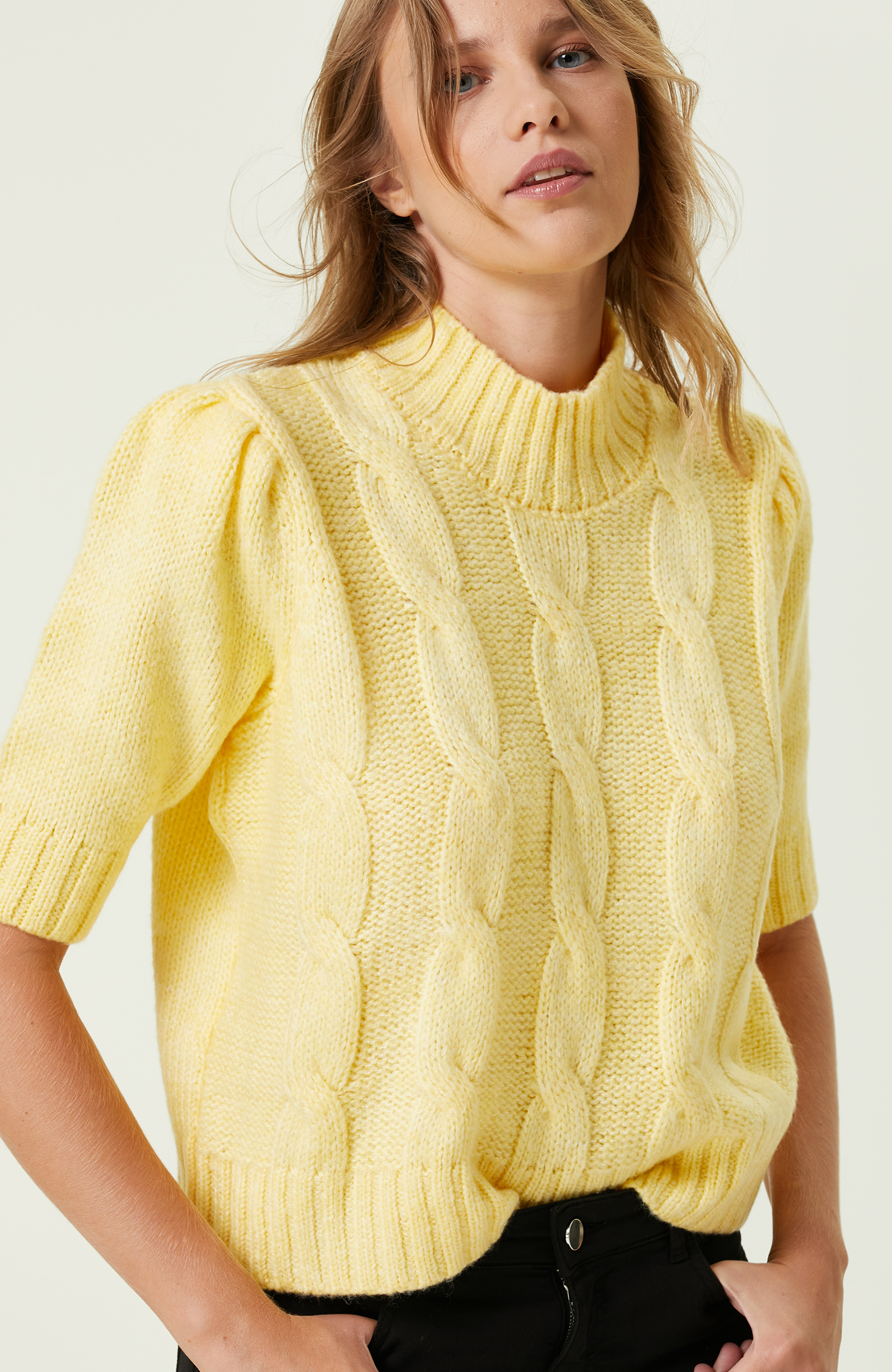 Basic Fit Sarı Kazak