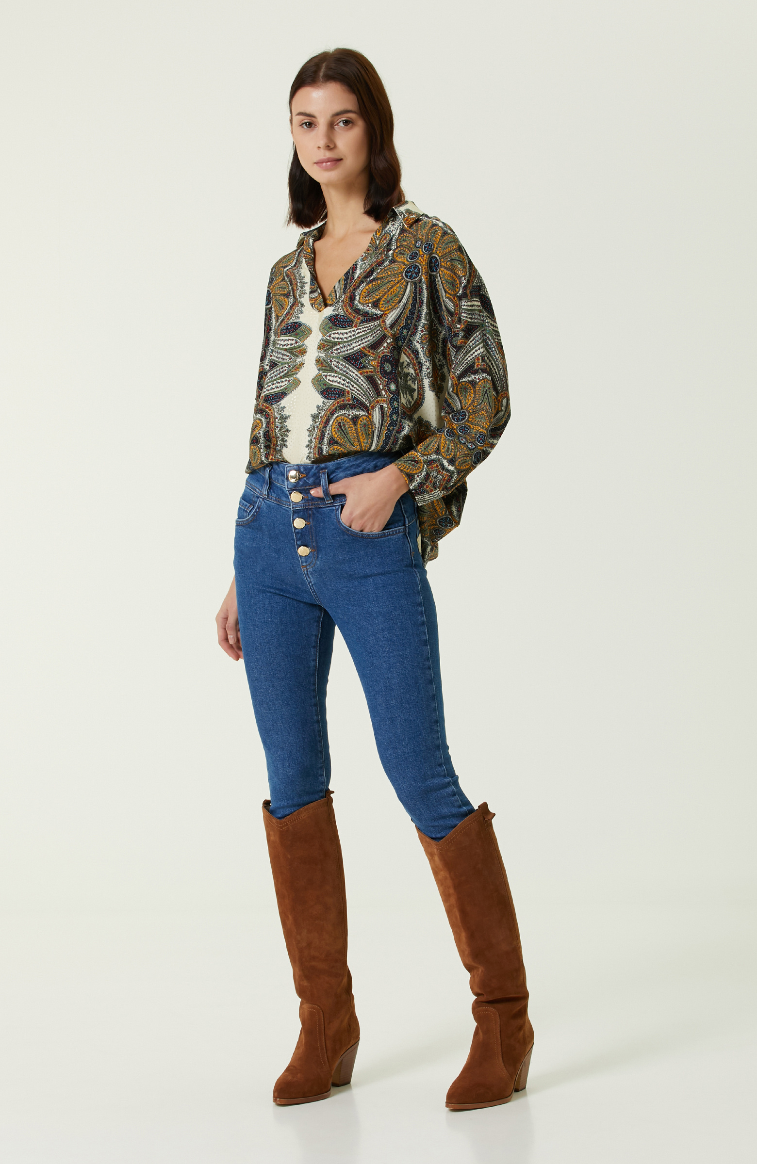 Skinny Fit Mavi Denim Pantolon