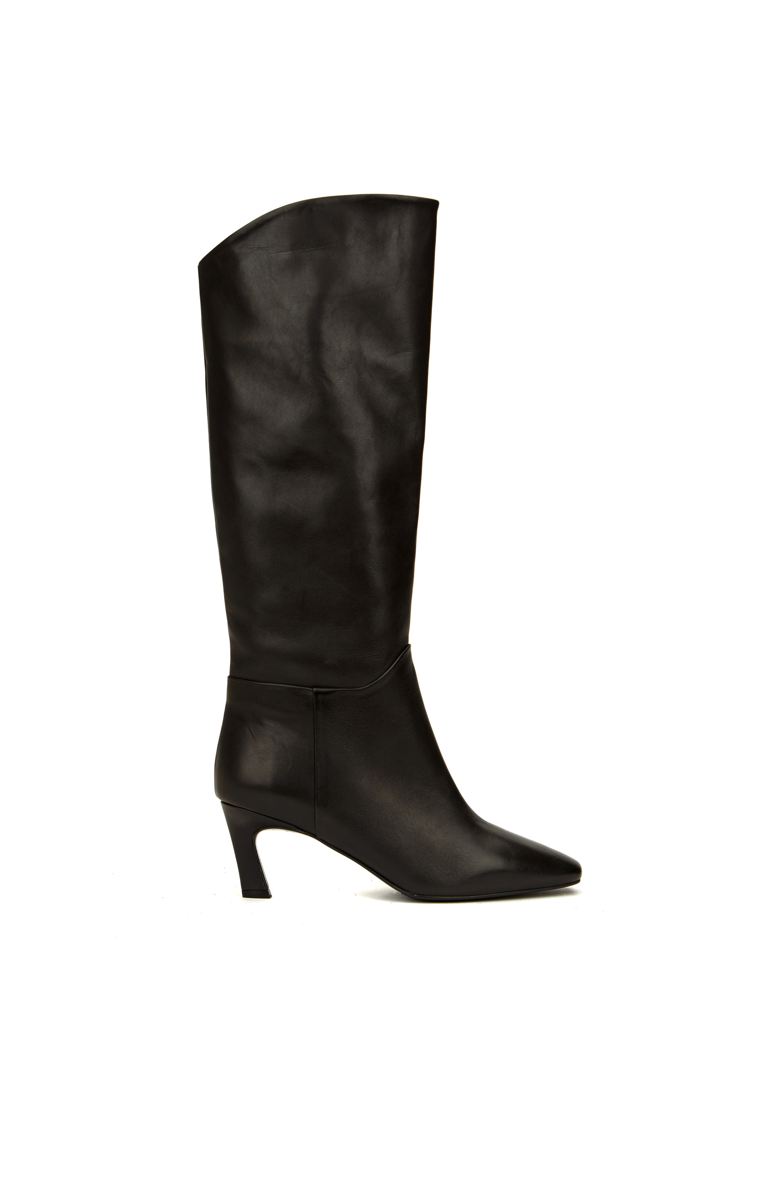 Siyah Kadın Deri Çizme