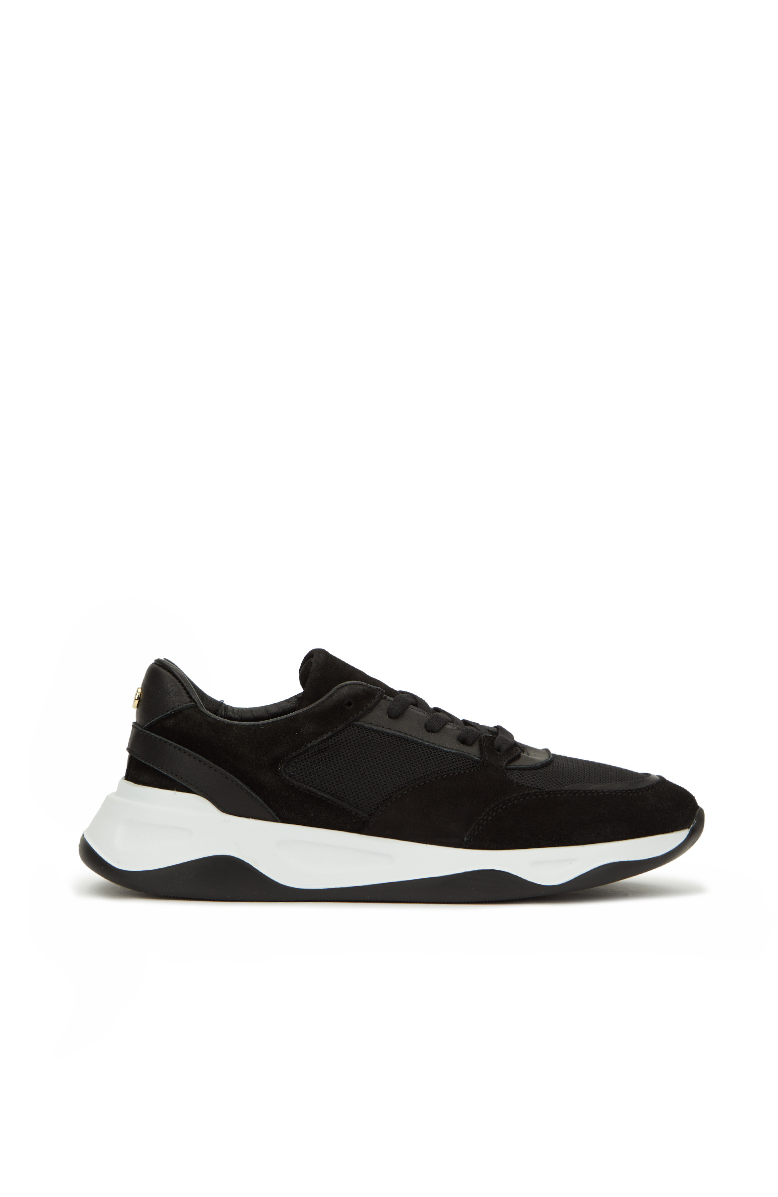 Siyah Kadın Süet Sneaker