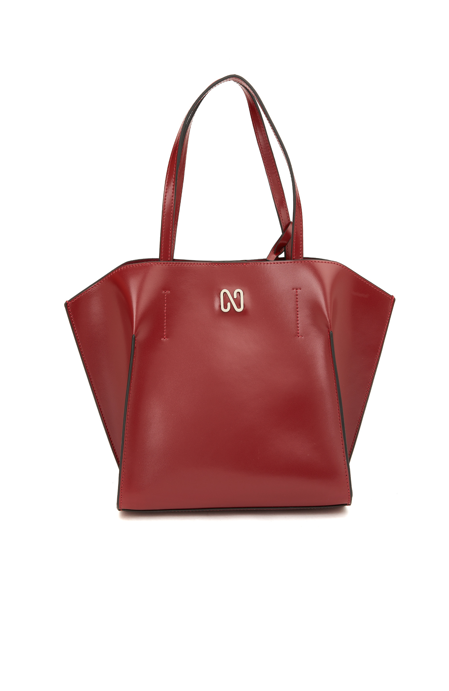 Bordo Kadın Deri Omuz Çantası