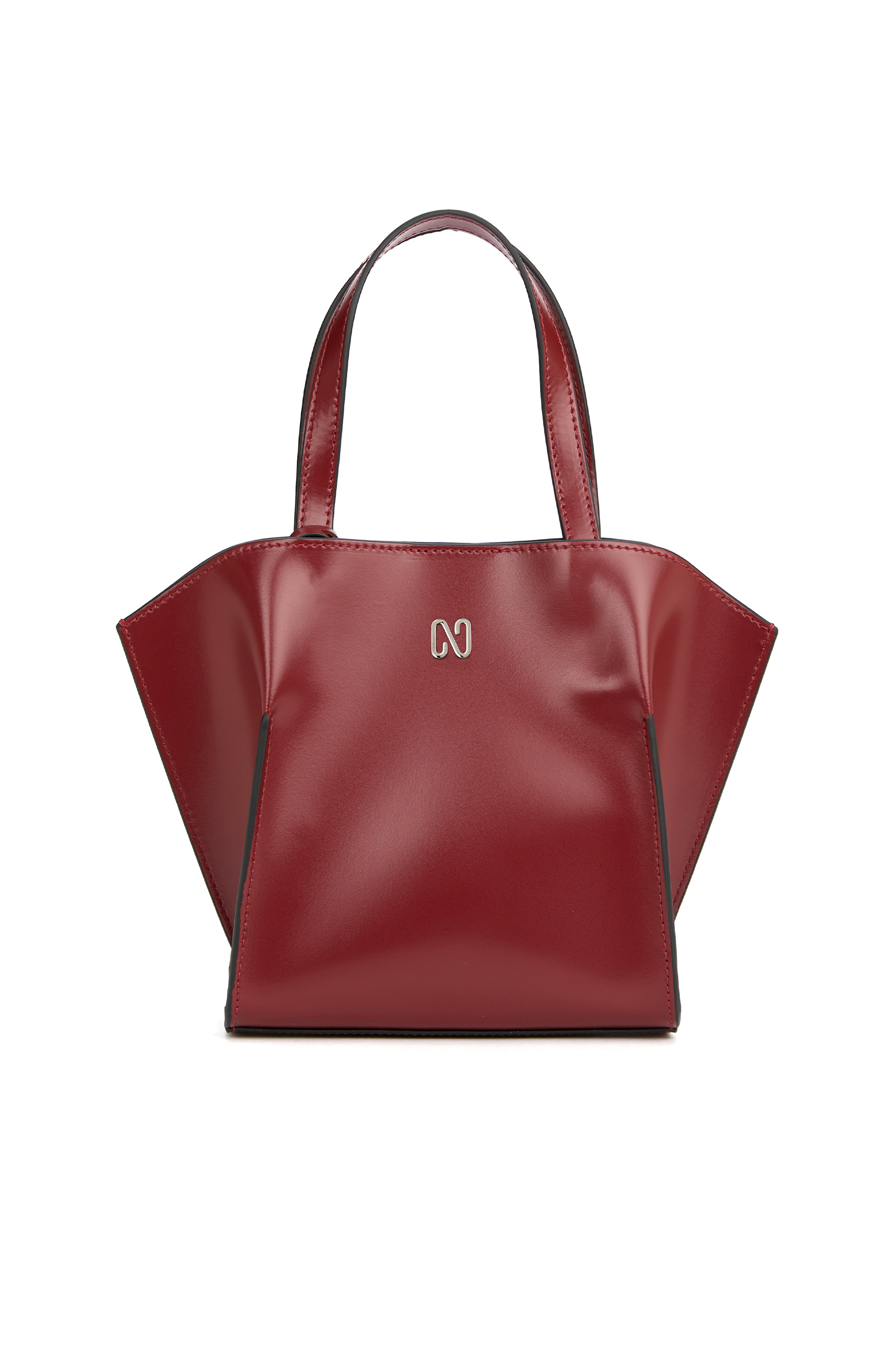 Bordo Kadın Deri Omuz Çantası