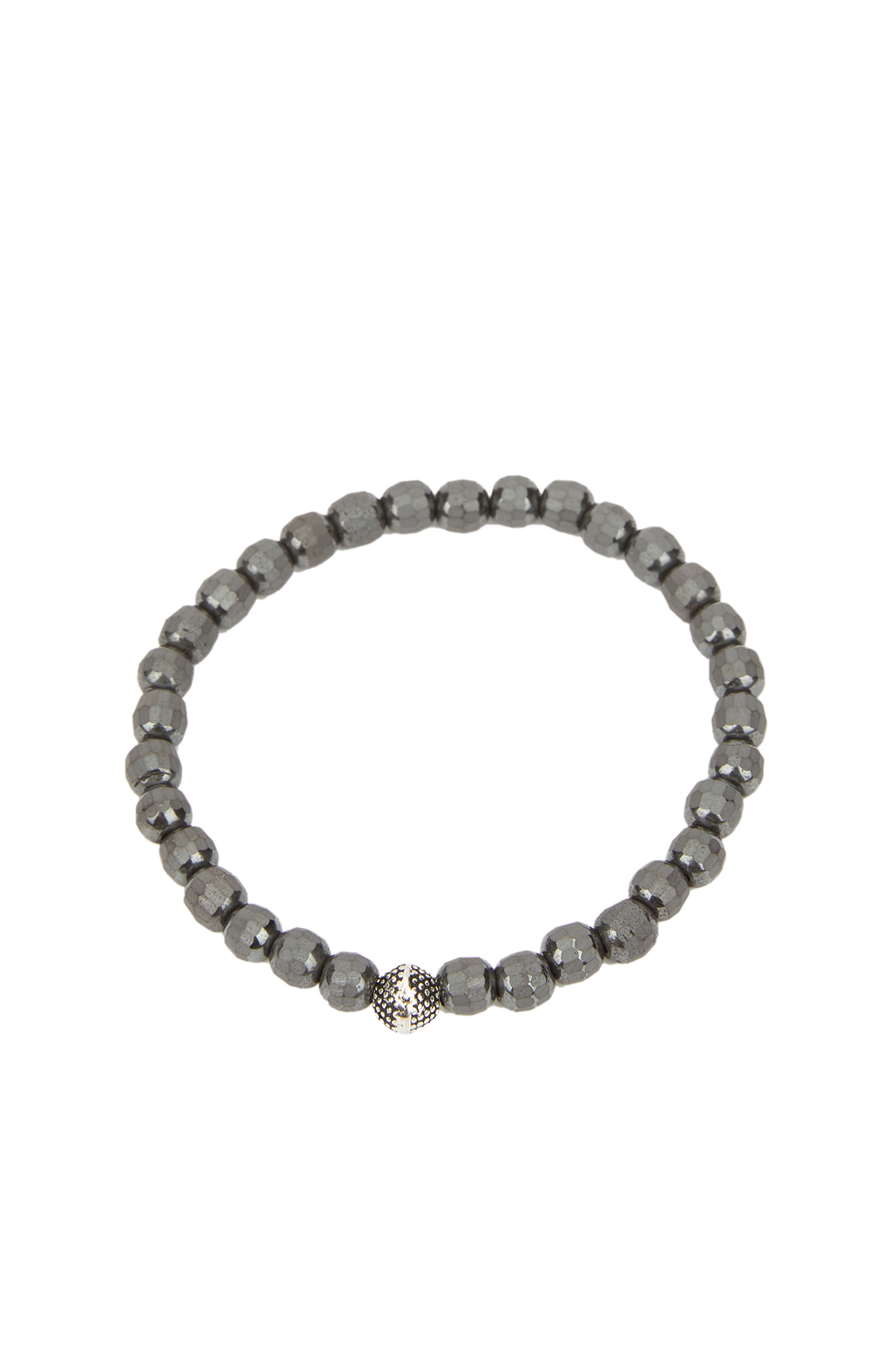 Siyah Doğal Taşlı Erkek Bileklik