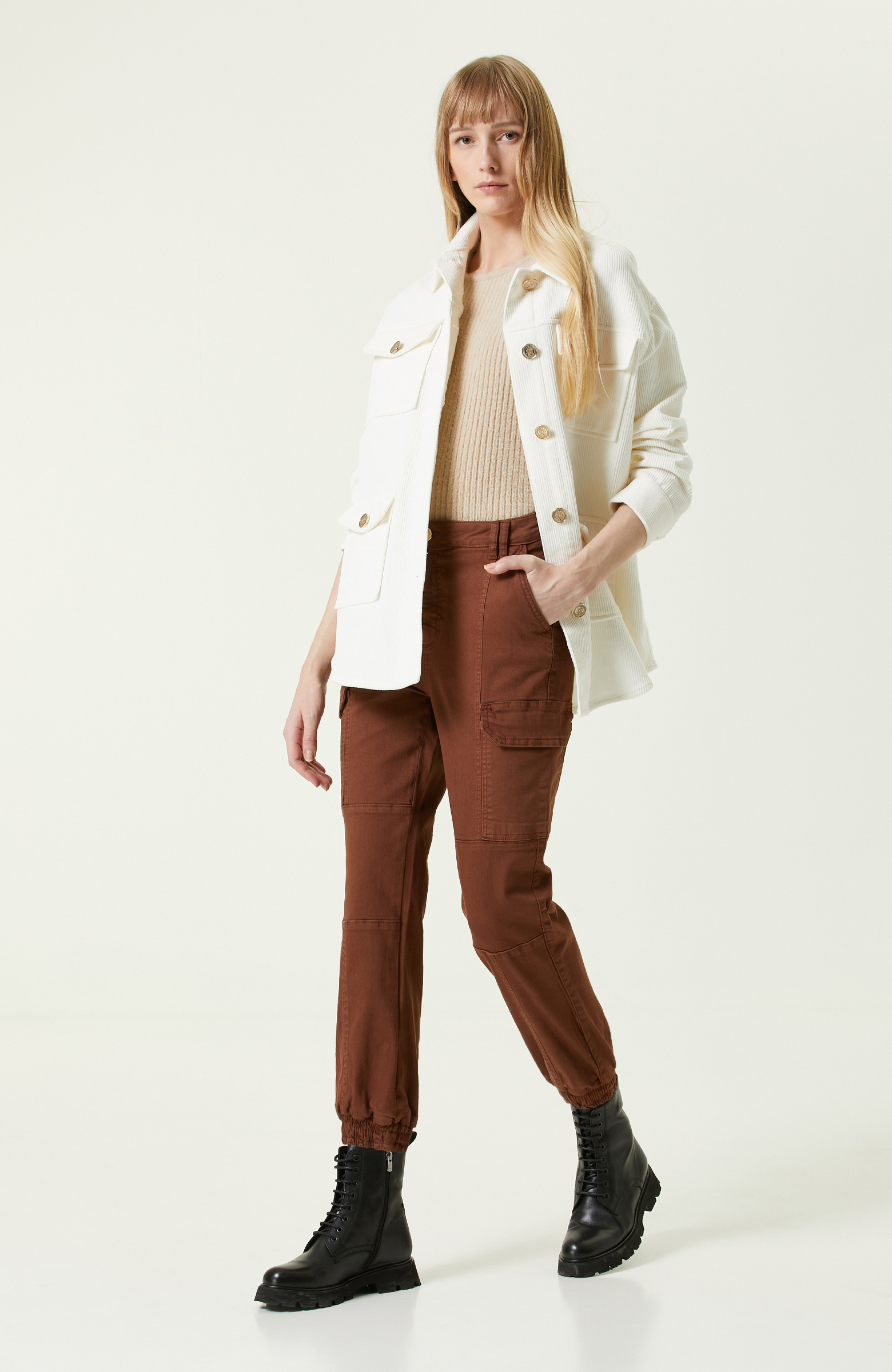 Basic Fit Kahverengi Pantolon