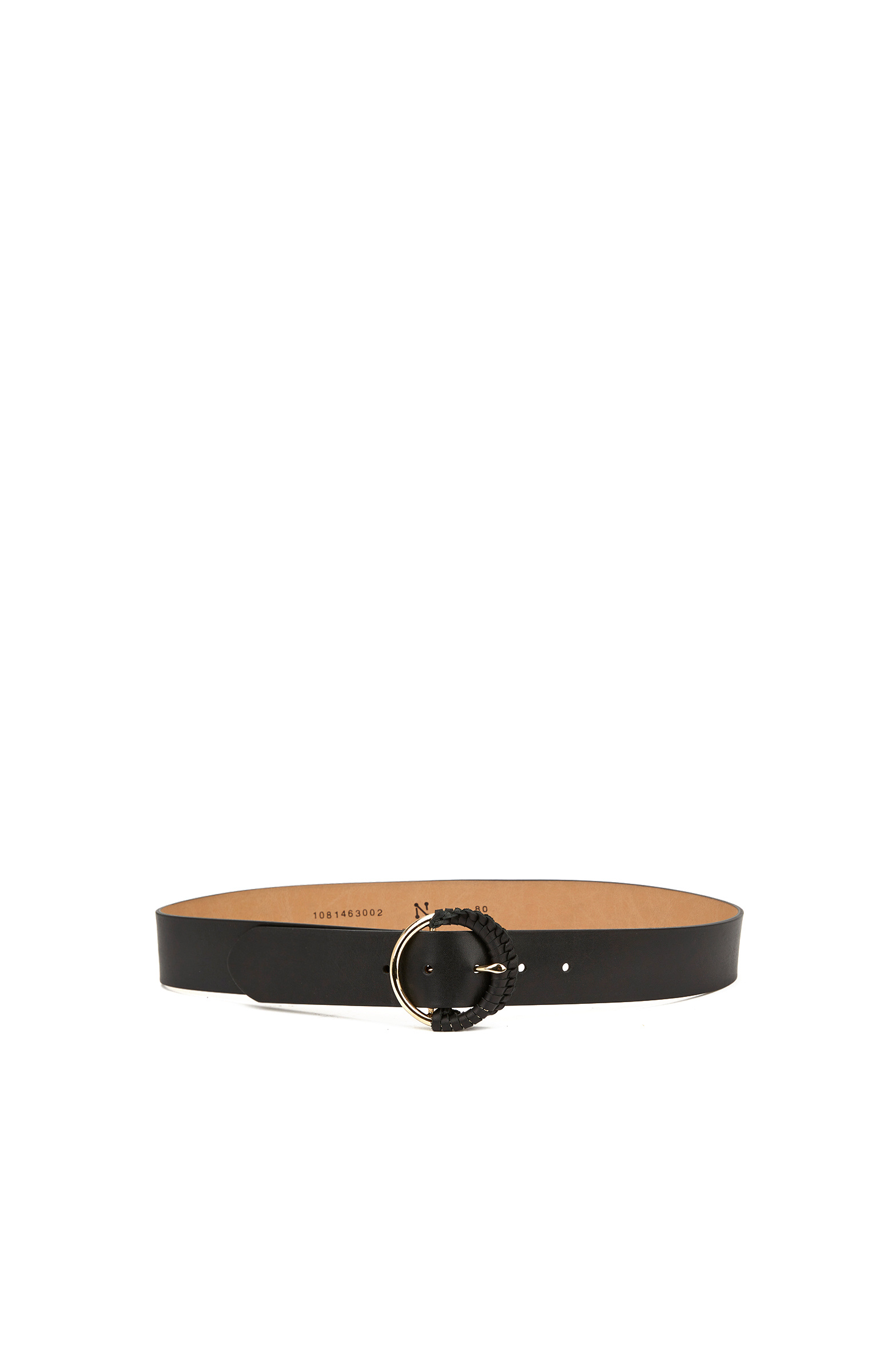 Siyah Kadın Deri Kemer