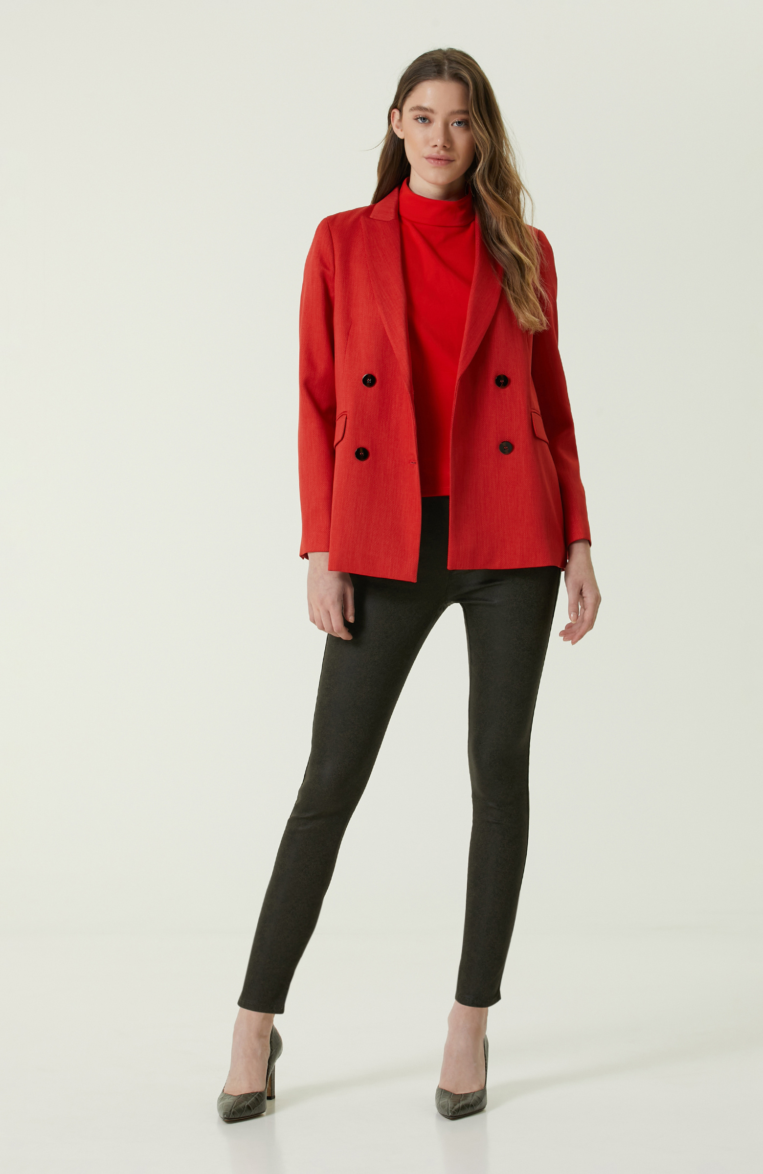 Slim Fit Haki Pantolon