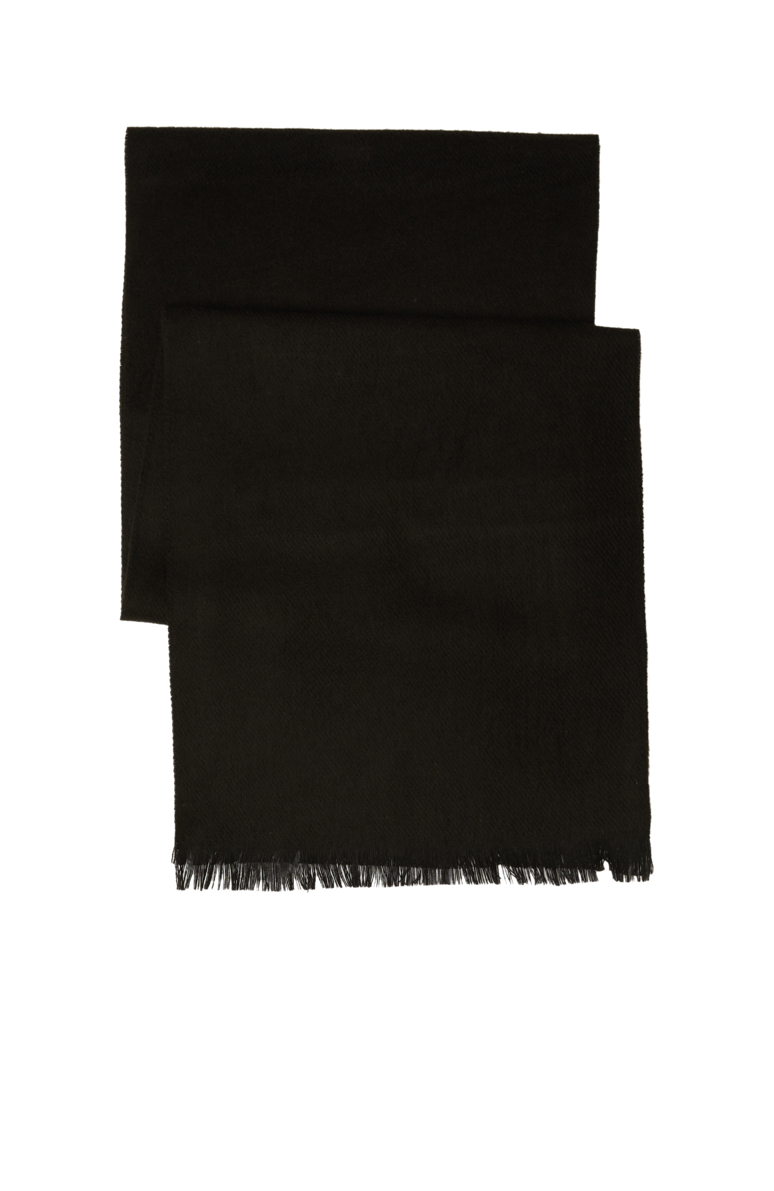 Siyah Kadın Yün Atkı