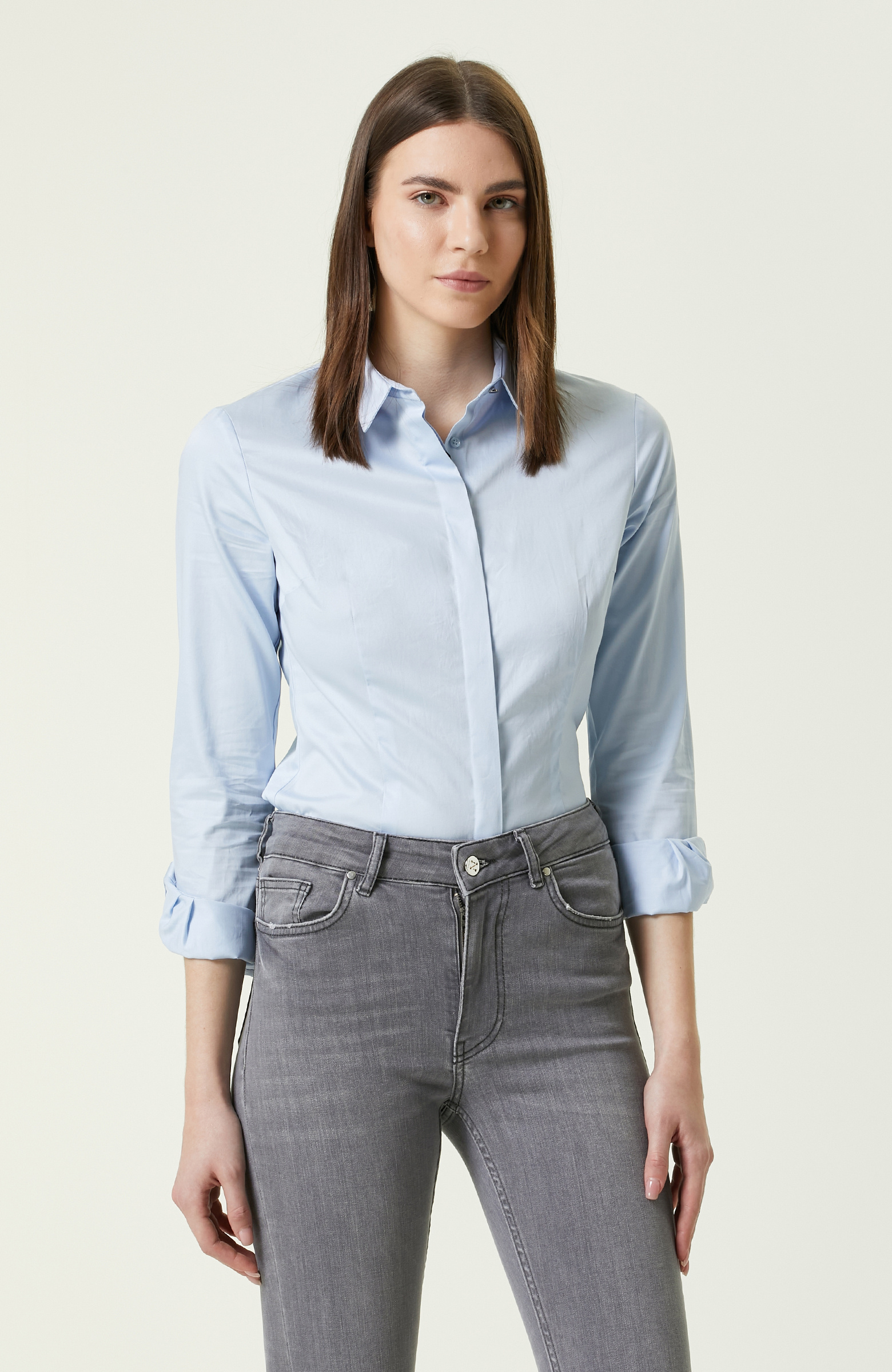 Basic Fit Mavi Gömlek Basic Fit Mavi Gömlek