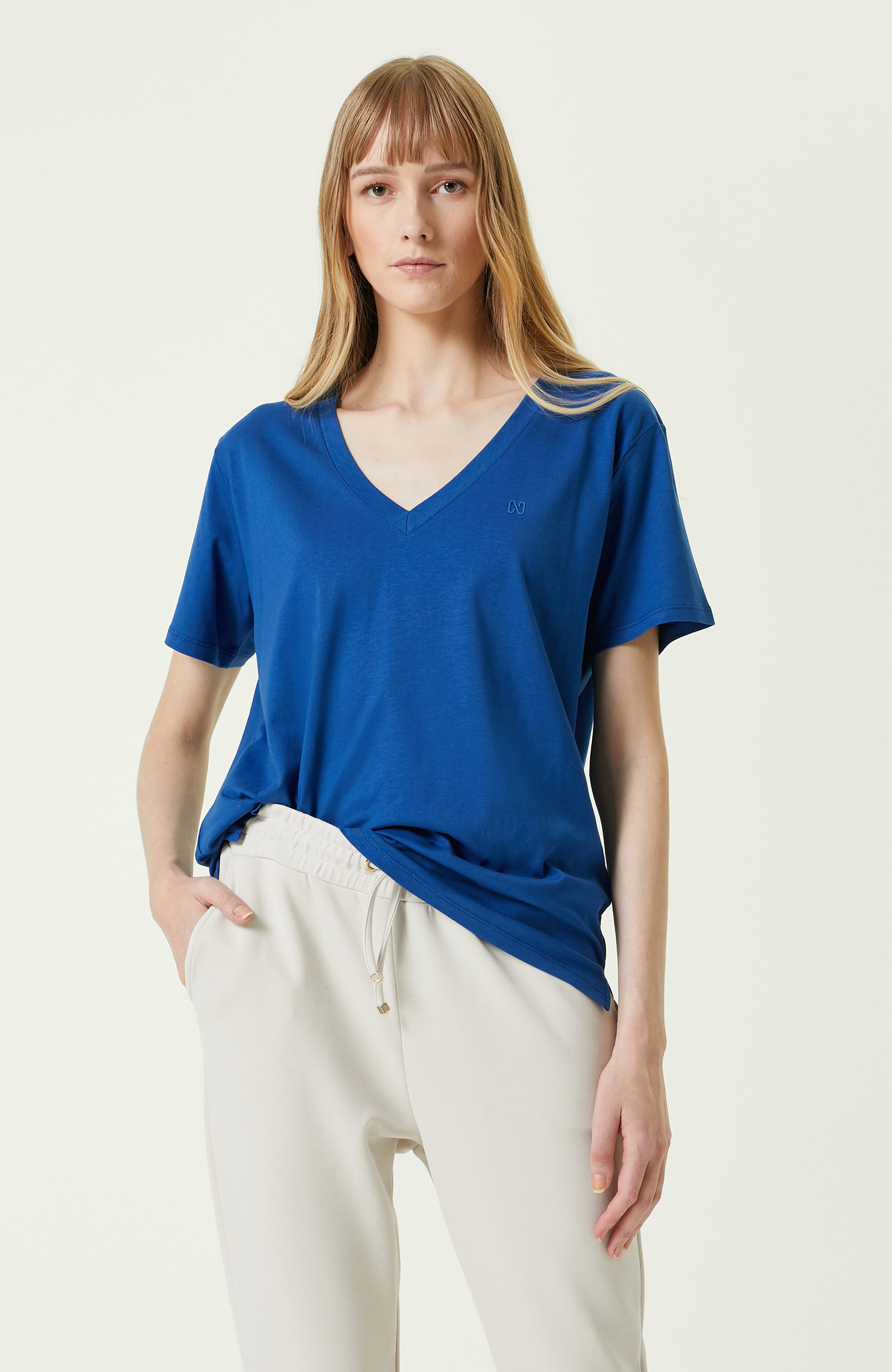 Basic Fit Mavi T-shirt