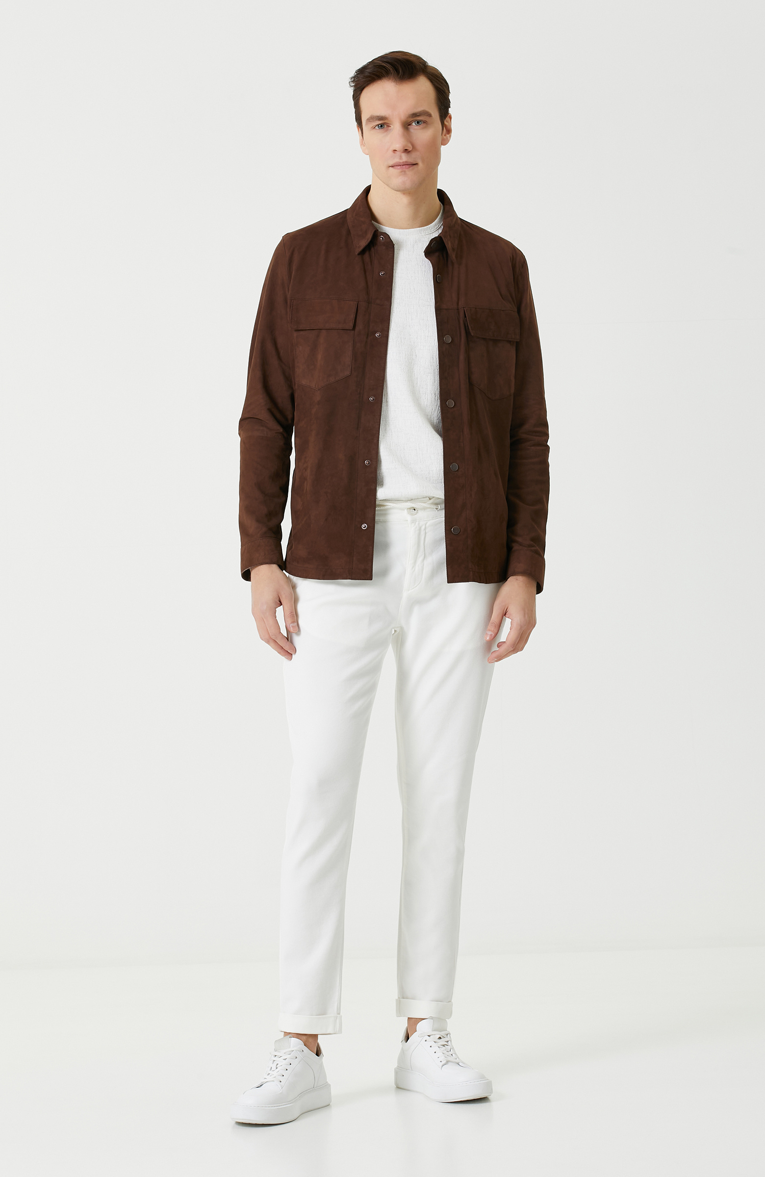 Jogger Fit Ekru Pantolon