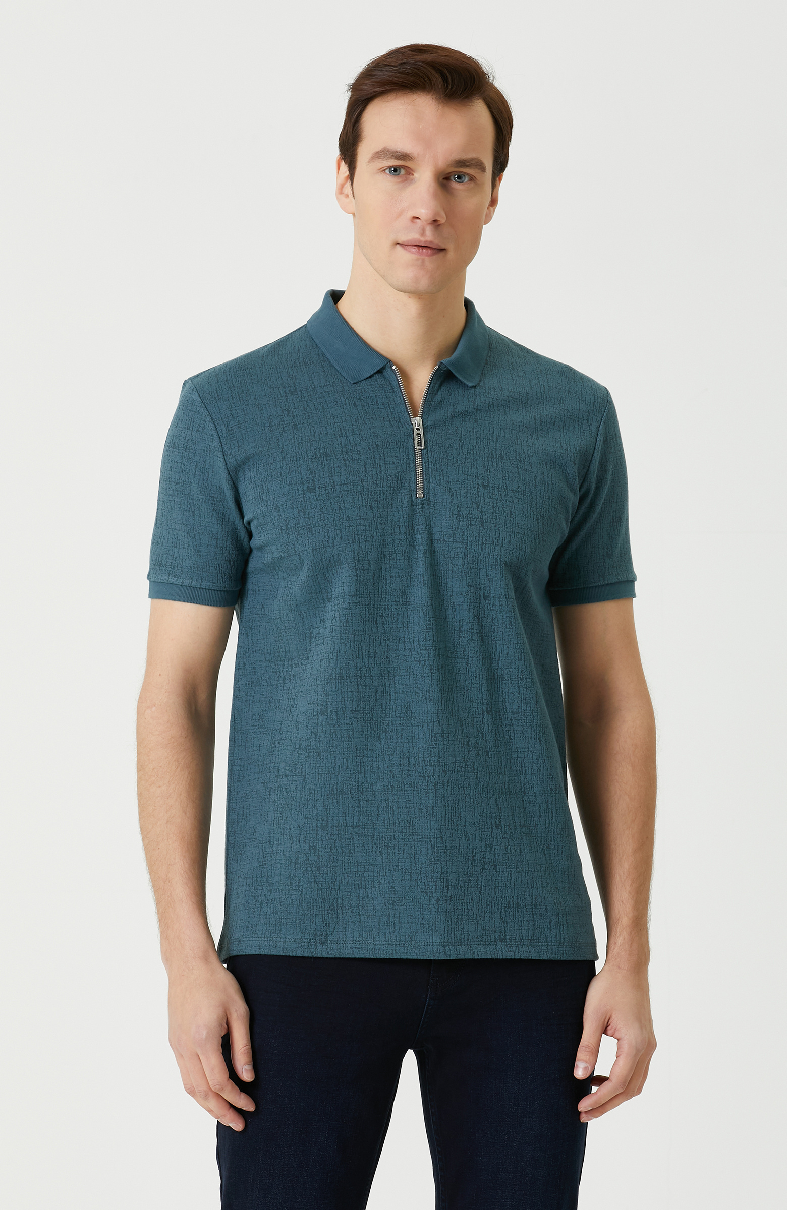 Slim Fit Yeşil T-shirt
