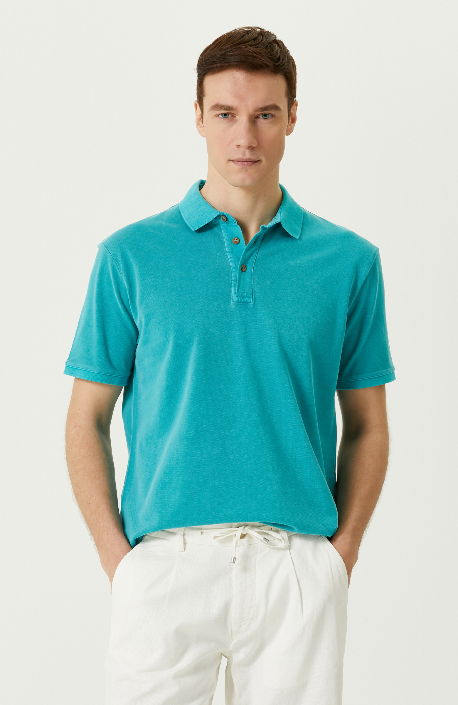 Slim Fit Yeşil T-shirt