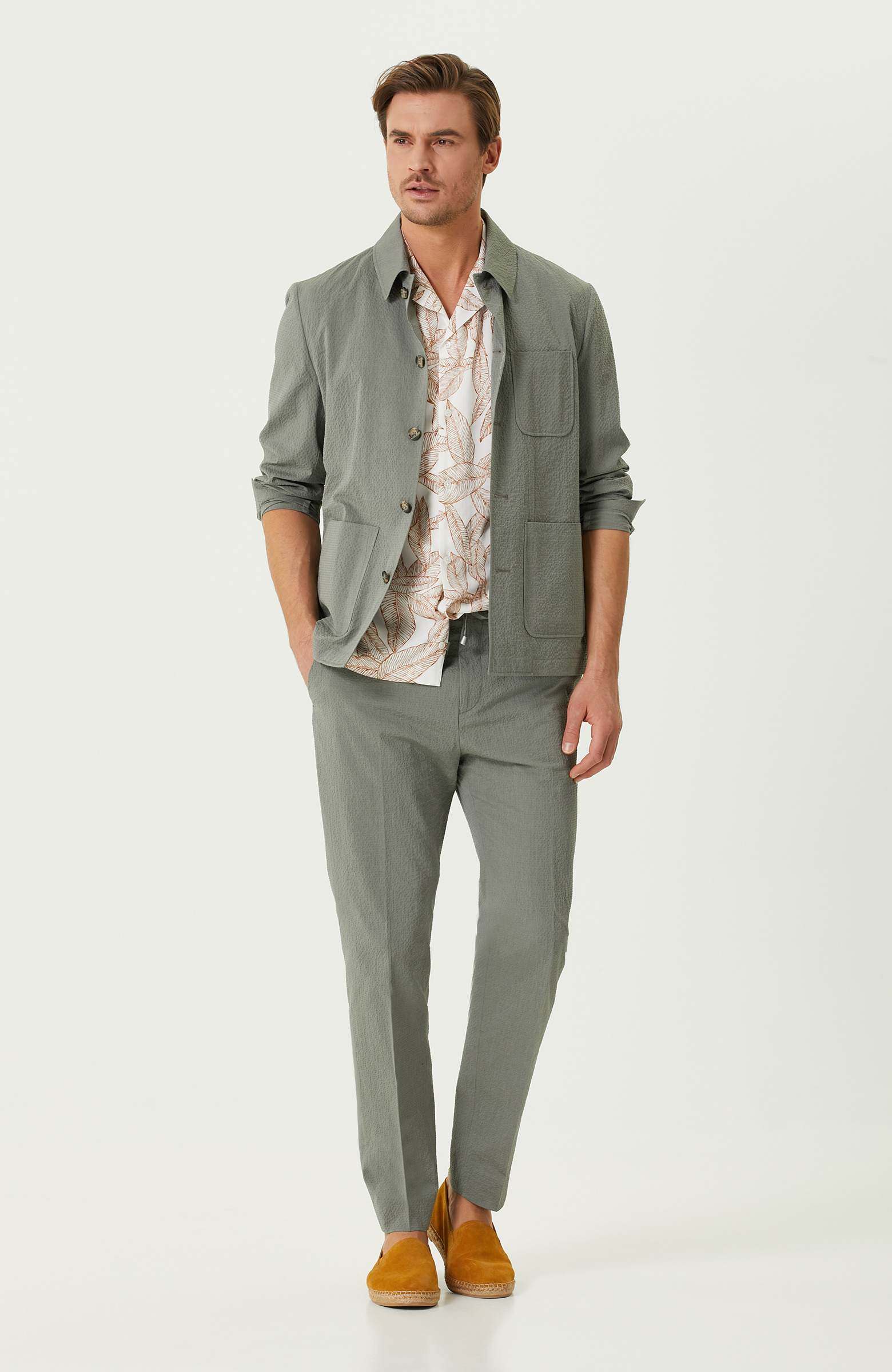 Jogger Fit Yeşil Pantolon