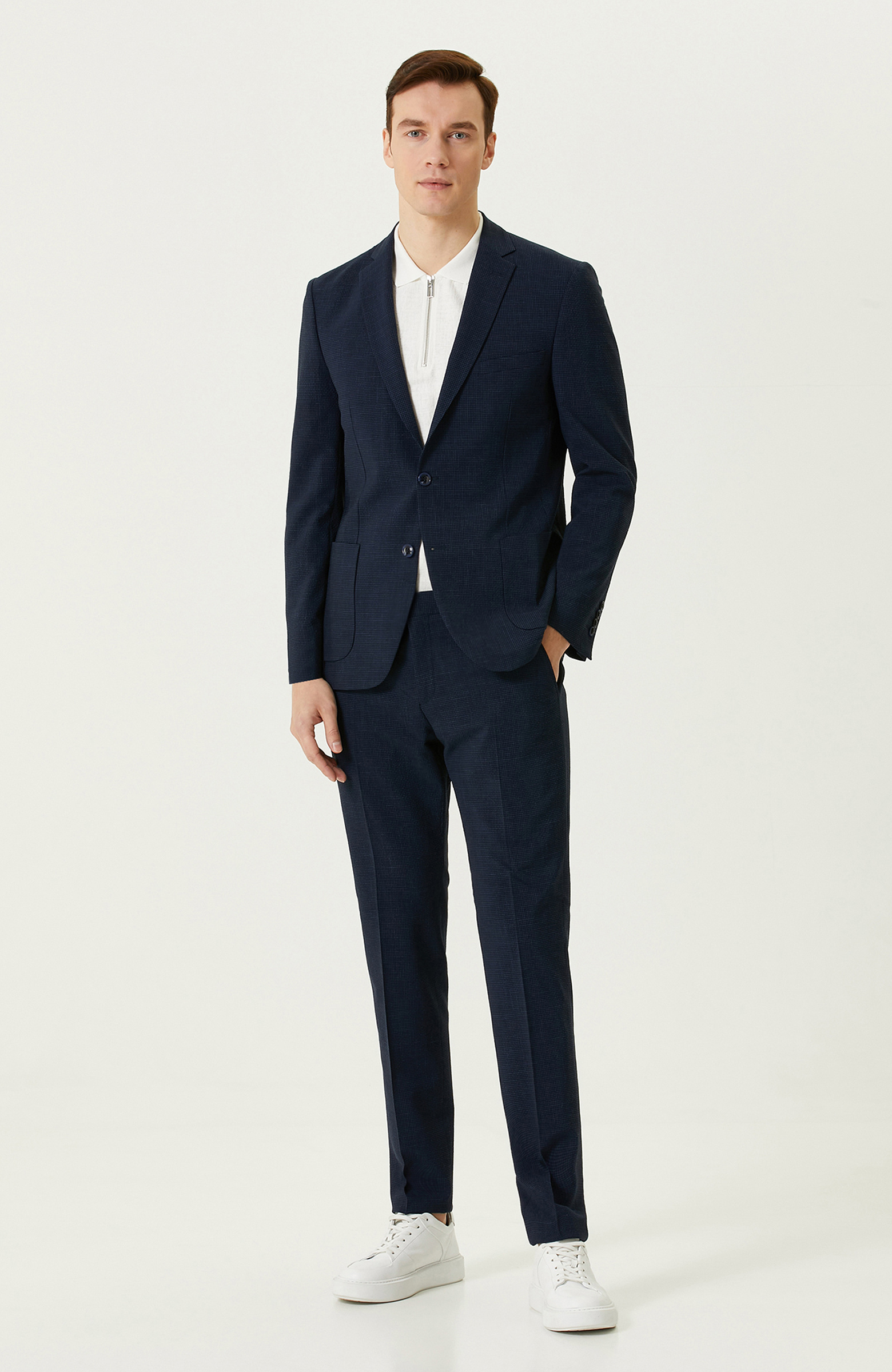 Limited Lacivert Yün Takım Elbise