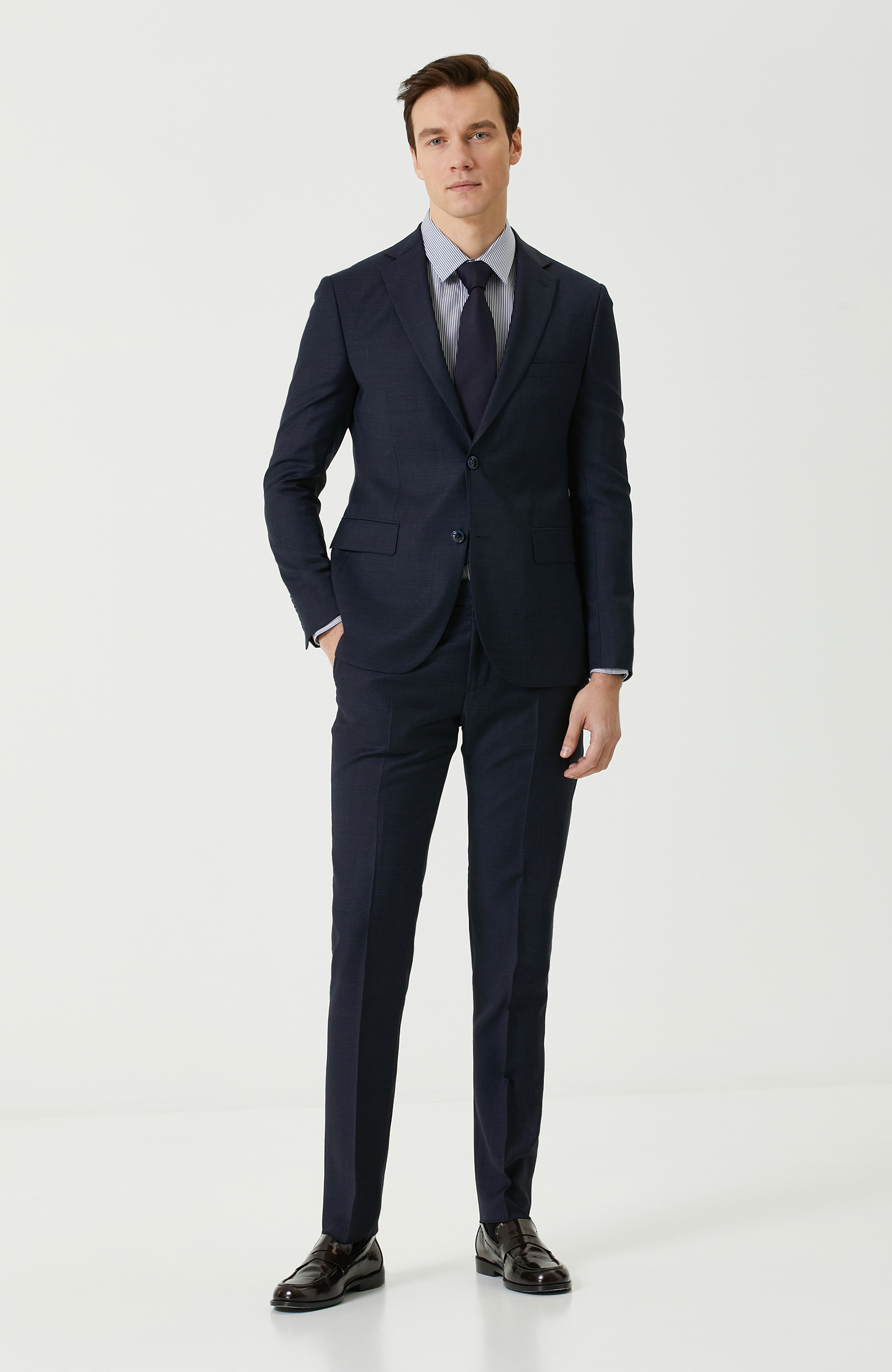 Slim Fit Limited Loro Piana Yün Takım Elbise Slim Fit Limited Loro Piana Yün Takım Elbise