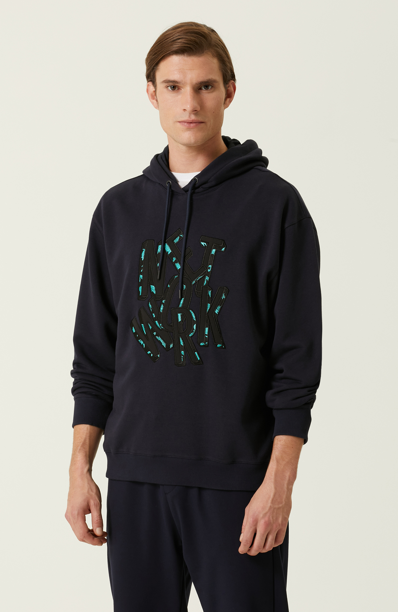 Comfort Fit Lacivert Sweatshirt Comfort Fit Lacivert Sweatshirt
