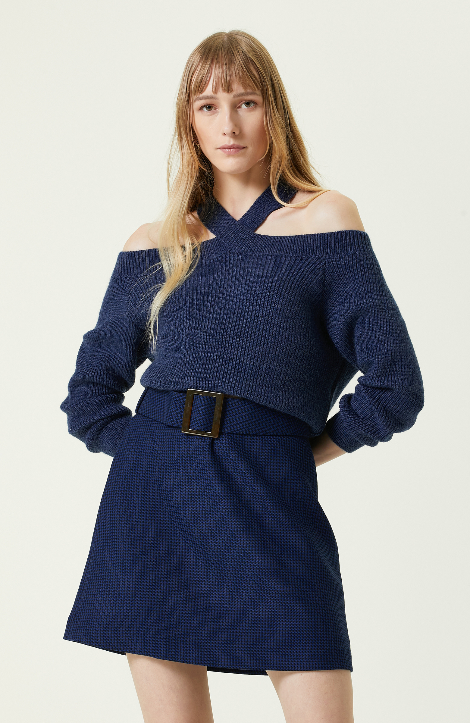 Basic Fit Mavi Kazak Basic Fit Mavi Kazak