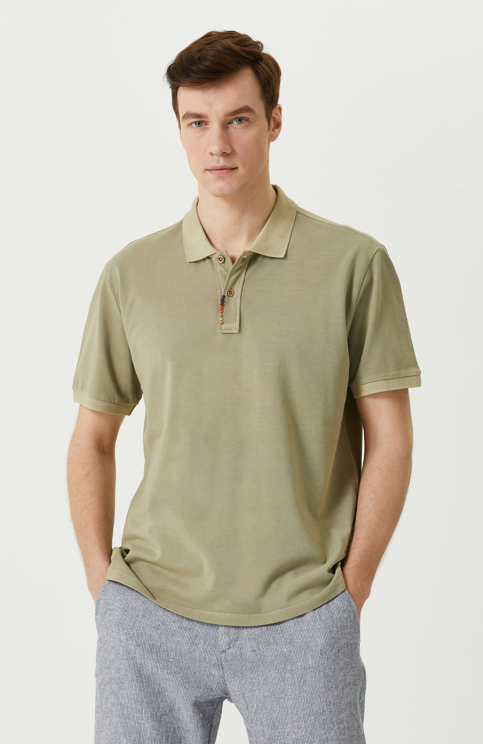 Slim Fit Olive T-shirt