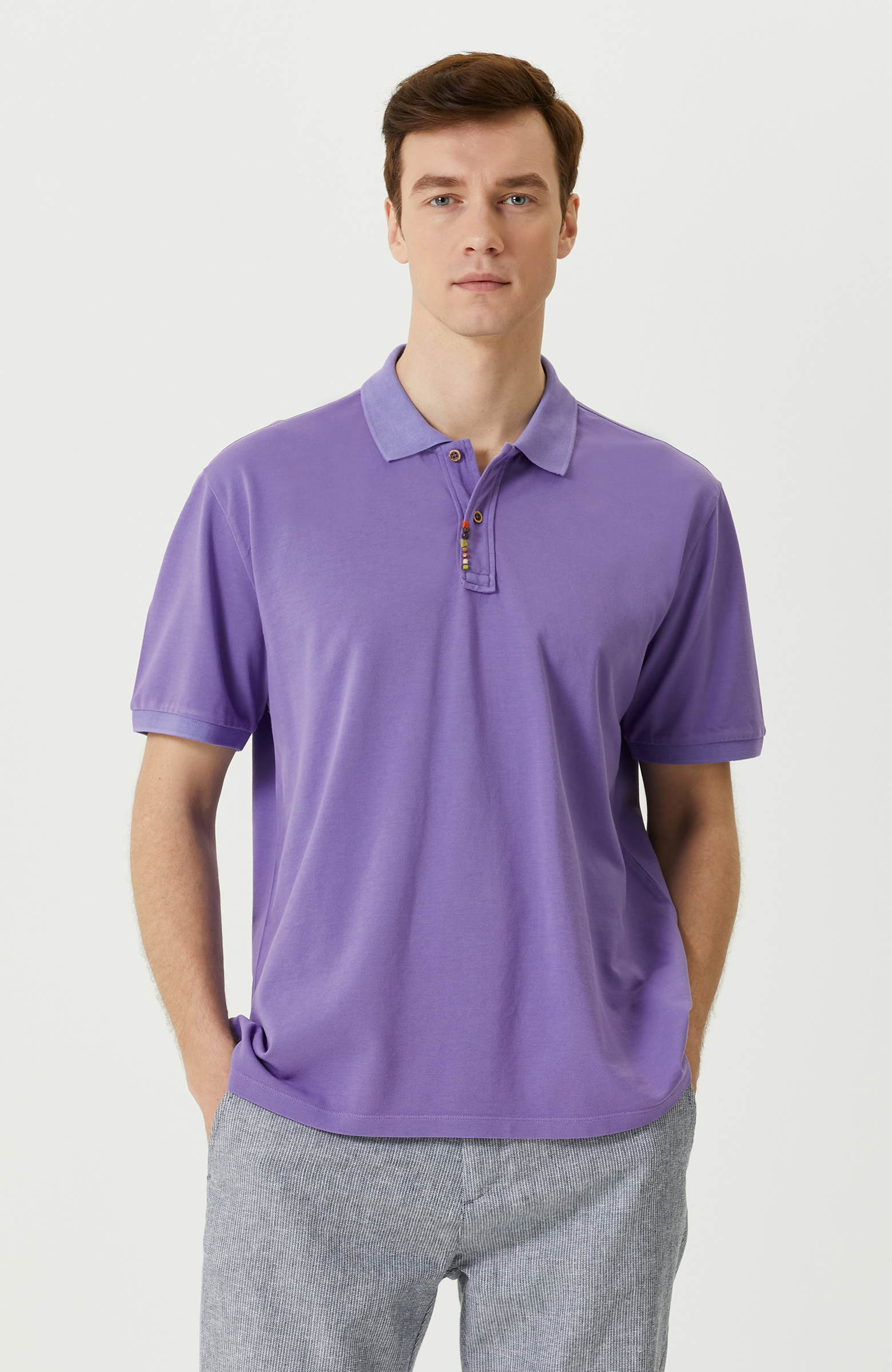 Slim Fit Lila T-shirt Slim Fit Lila T-shirt