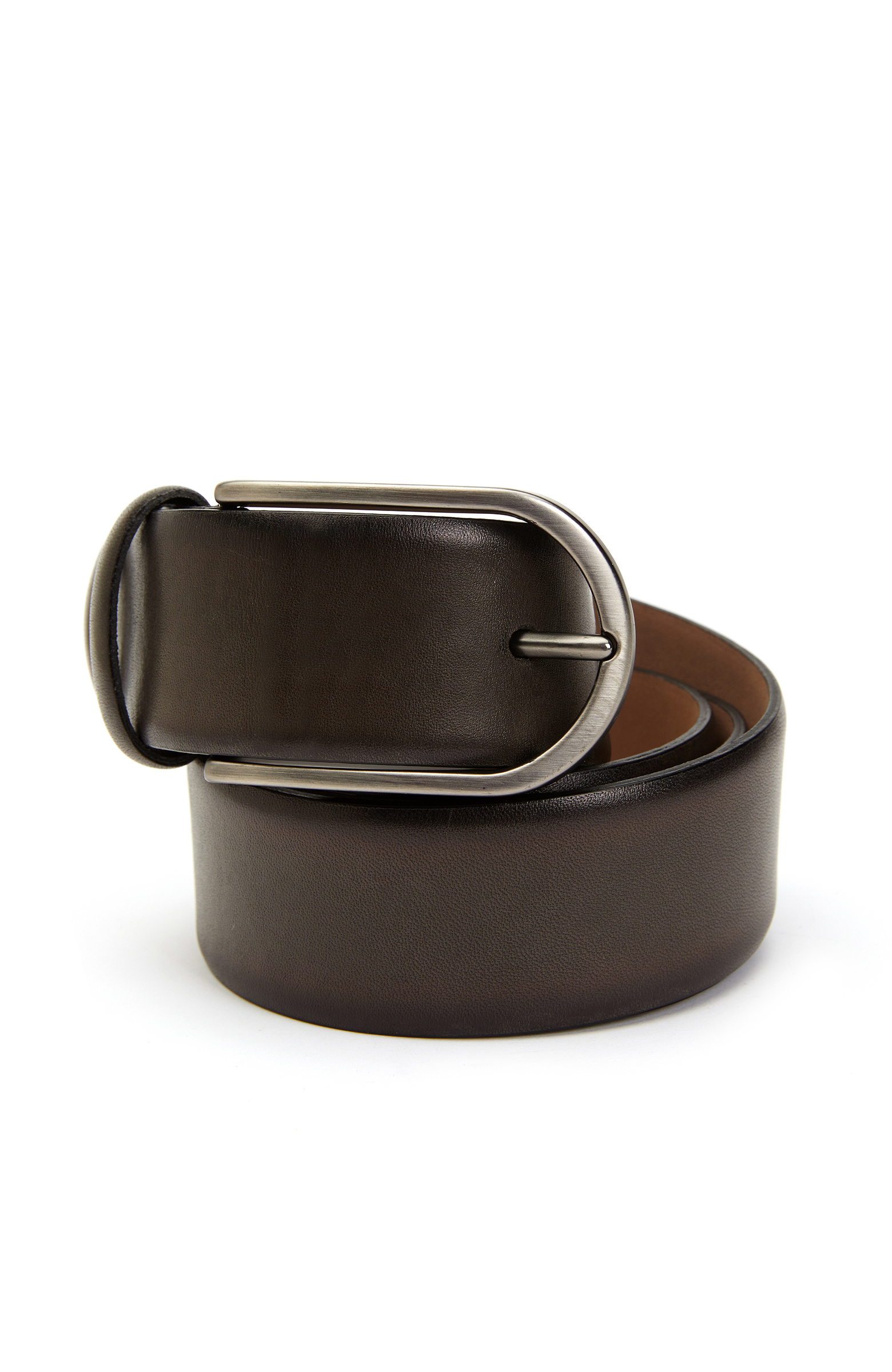 Gri Erkek Deri Kemer