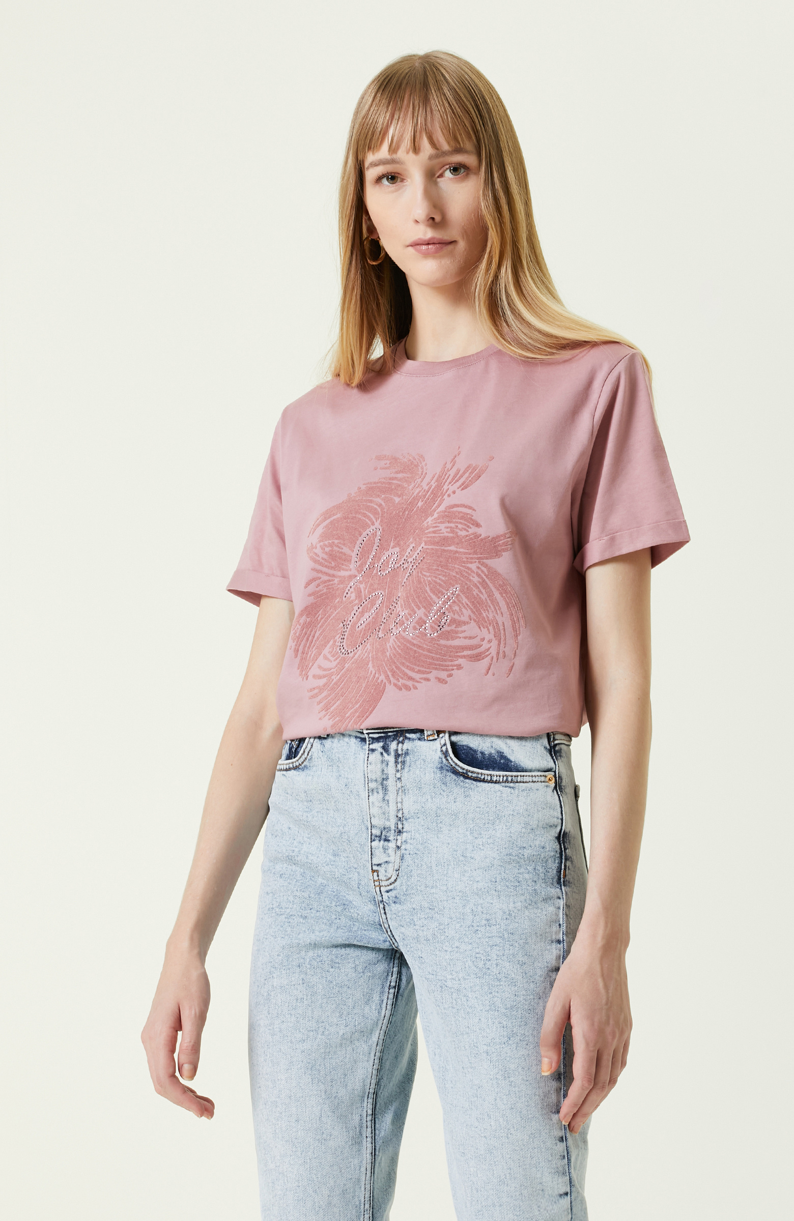 Basic Fit Pembe T-shirt