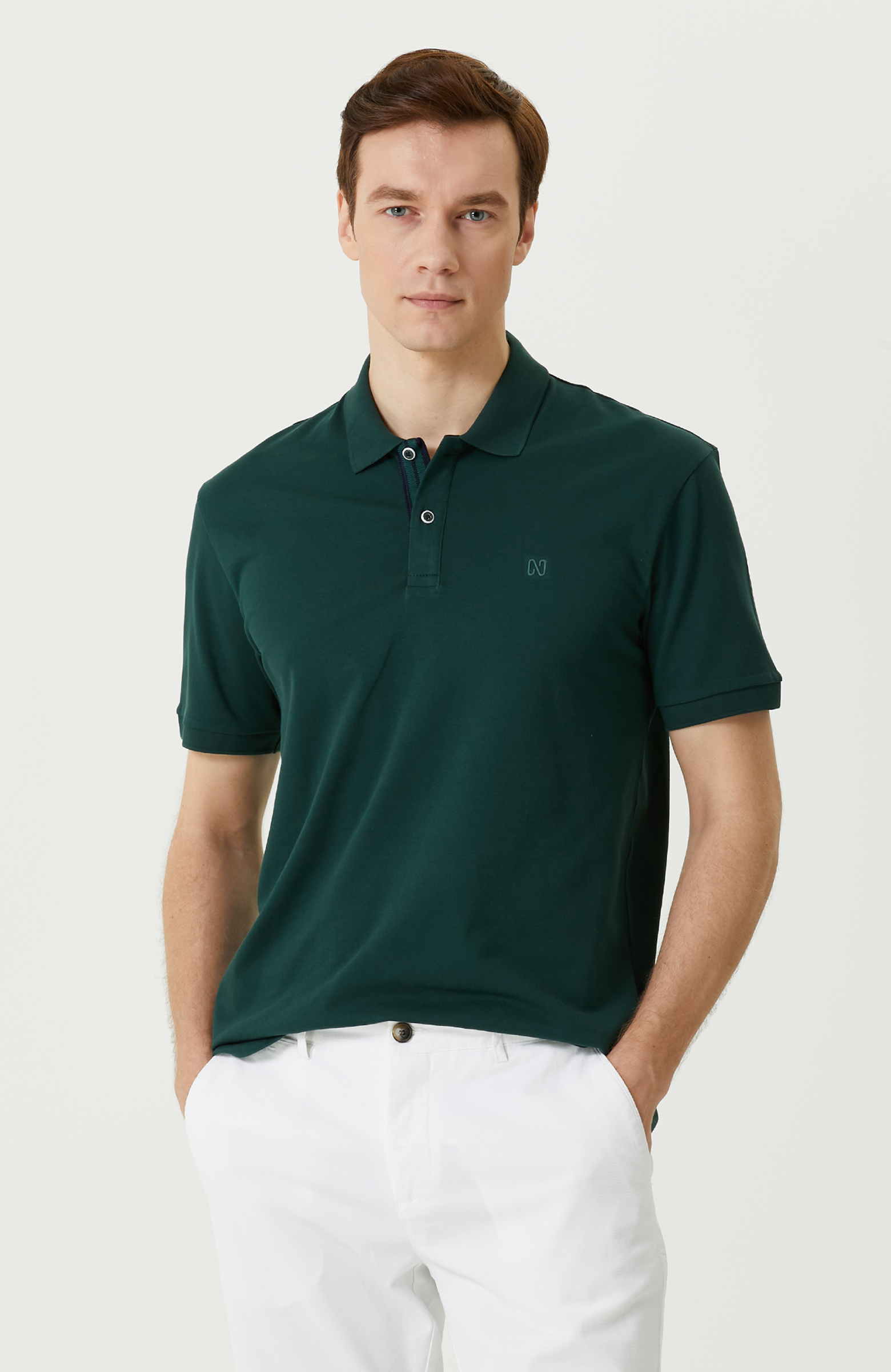 Yeşil Polo Yaka T-shirt