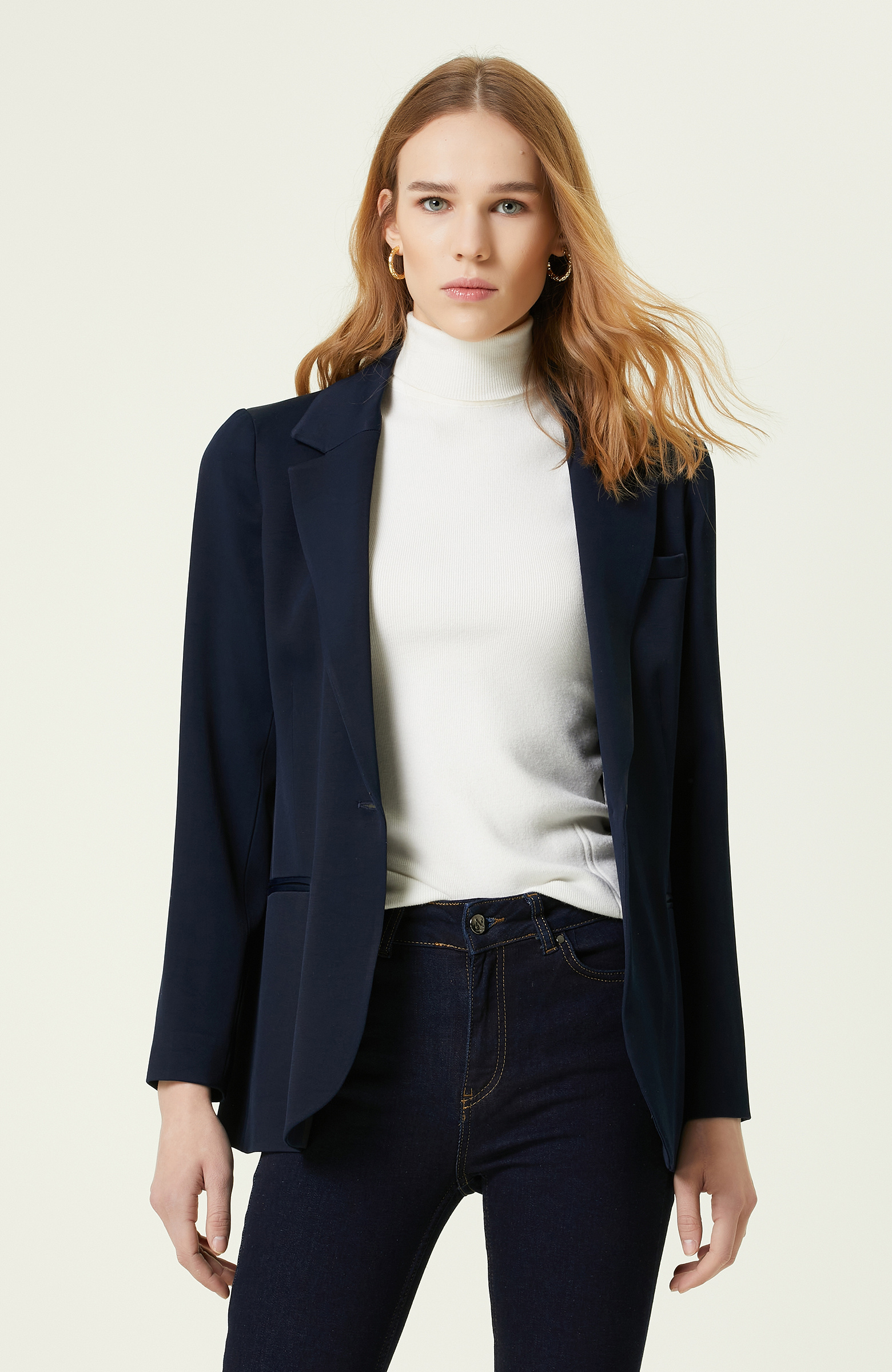 Regular Fit Lacivert Ceket