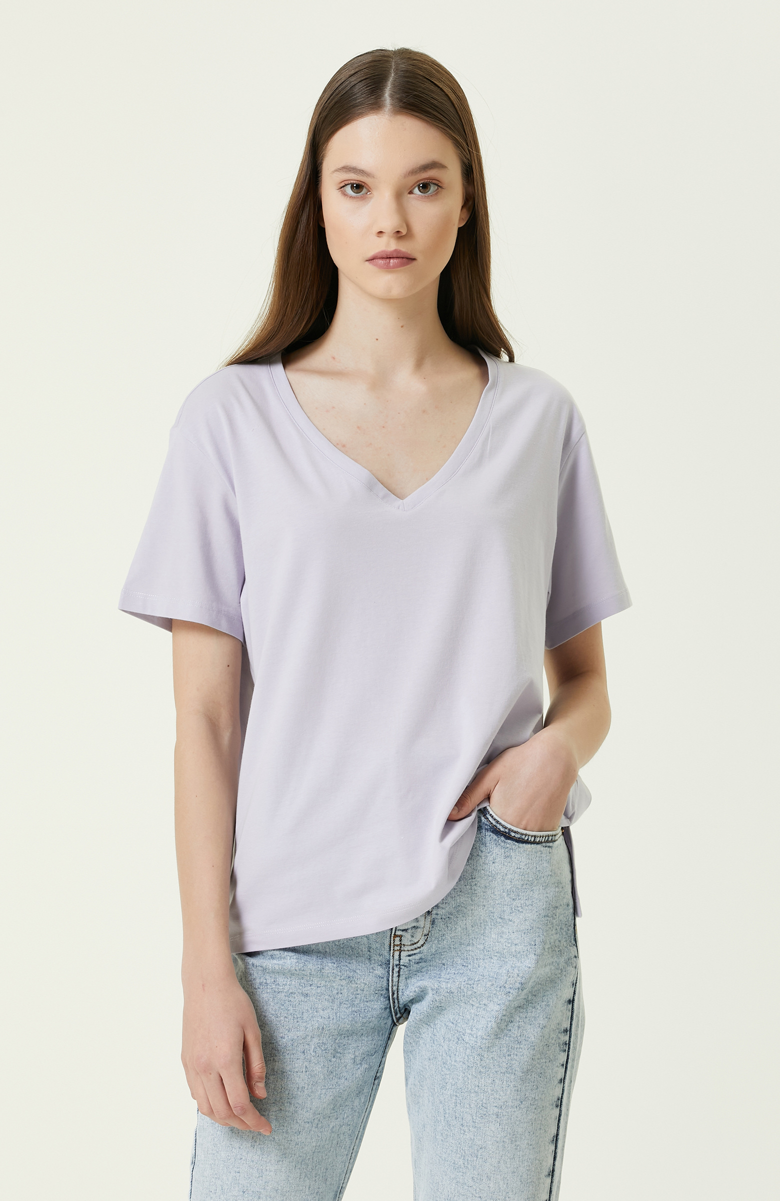 Slim Fit Lila T-shirt Slim Fit Lila T-shirt
