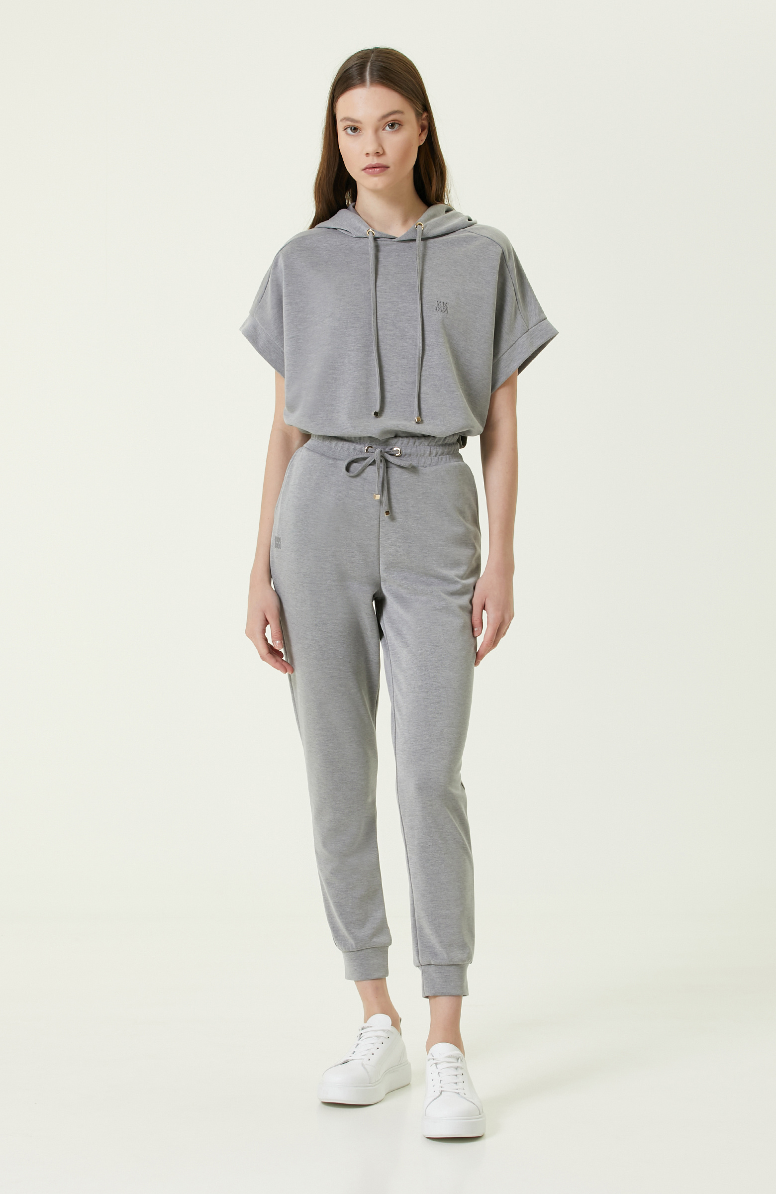 Basic Fit Gri Melanj Eşofman Altı